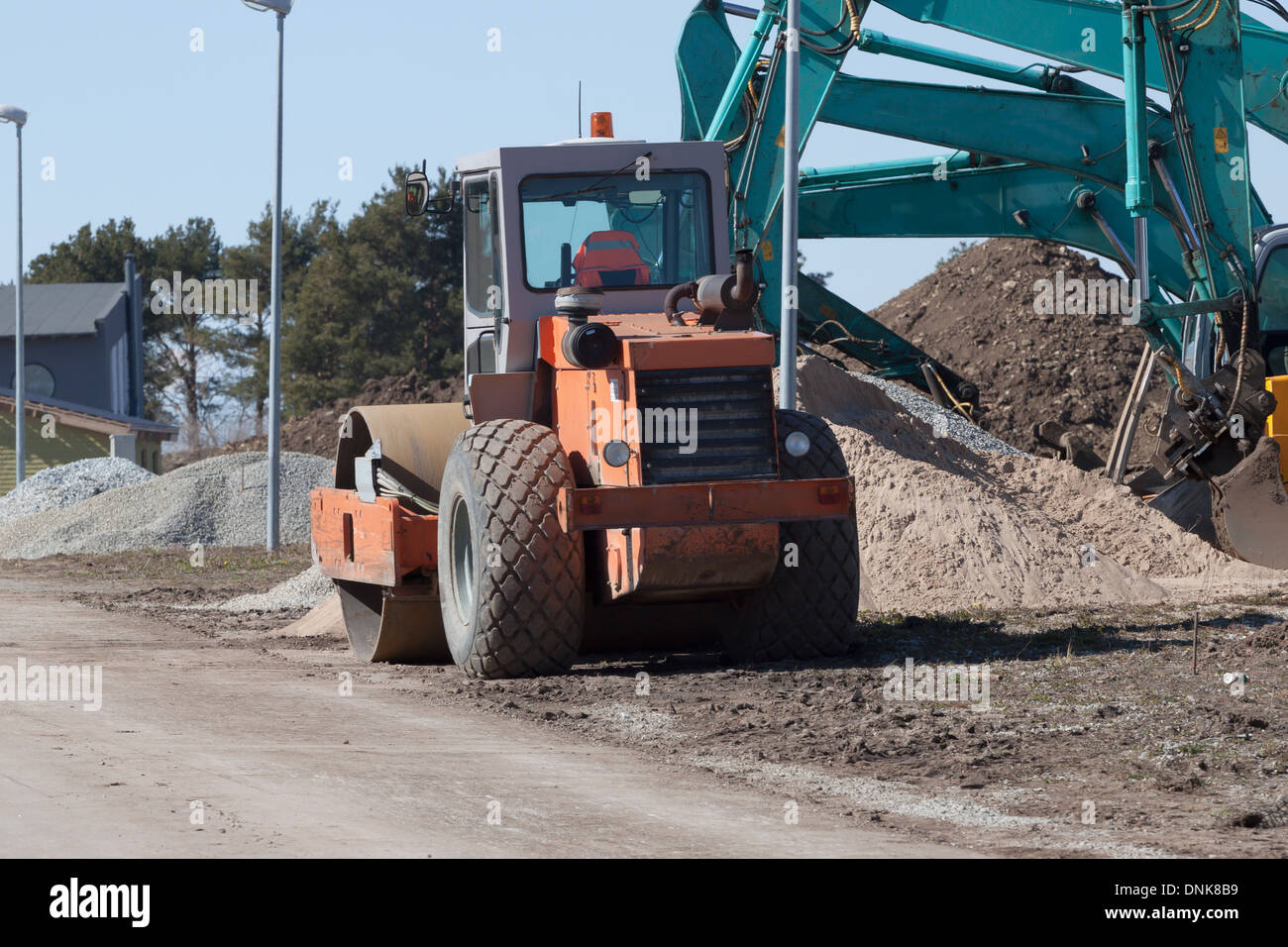 Asphalt tractors hi-res stock photography and images - Alamy