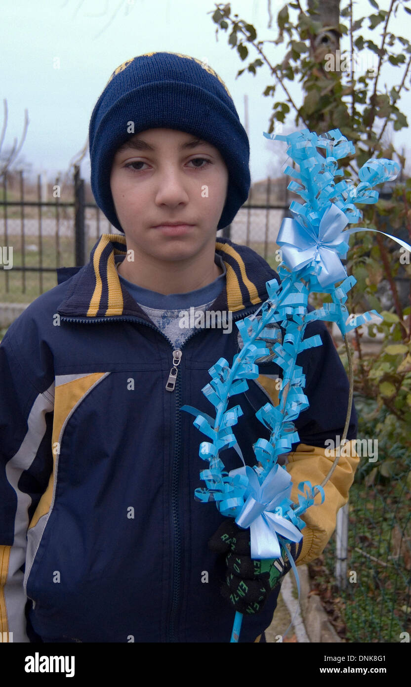 Youngsters decorated branches survakane culture eastern europe hi-res ...