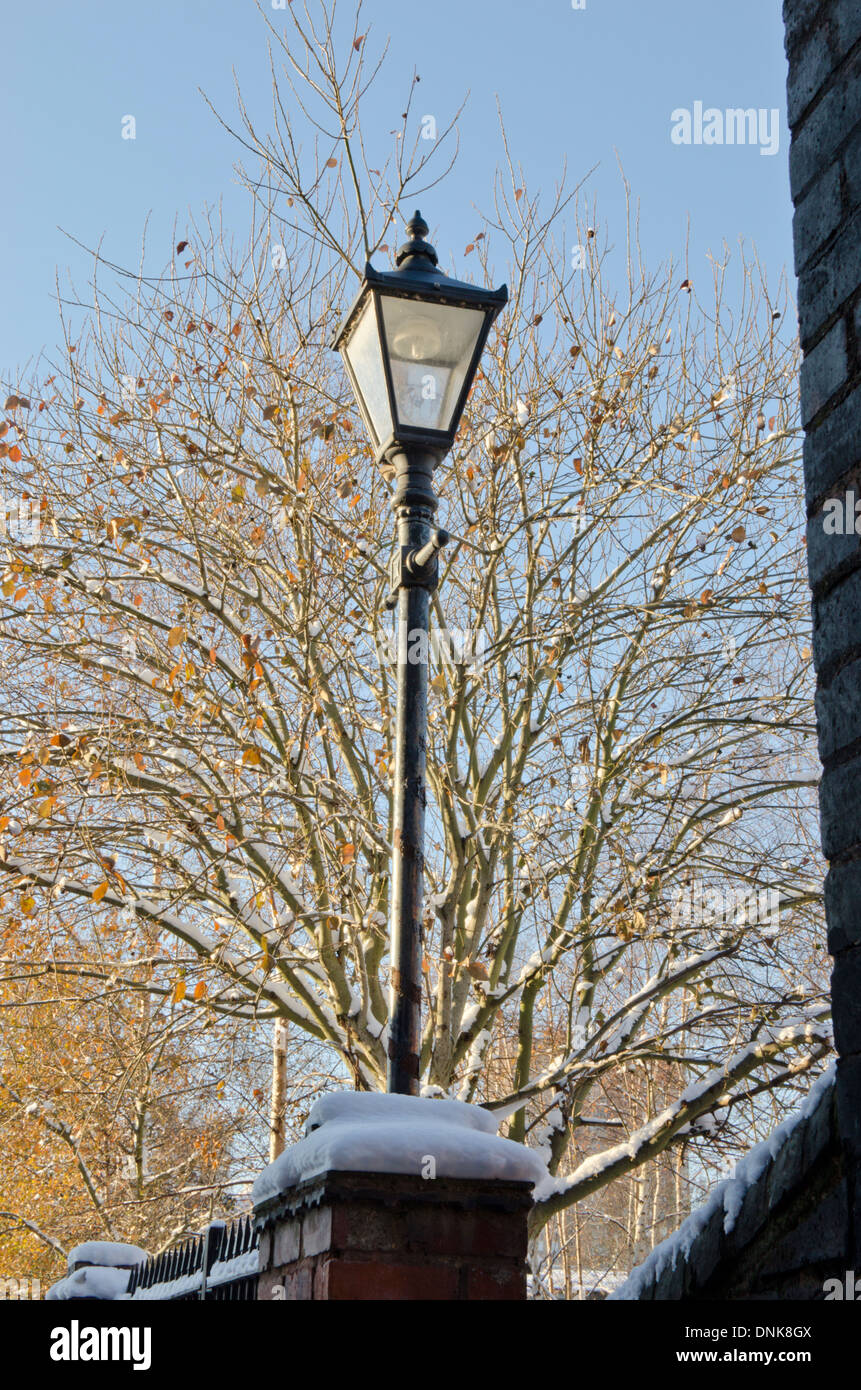 Old Victorian four-sided street light Stock Photo - Alamy