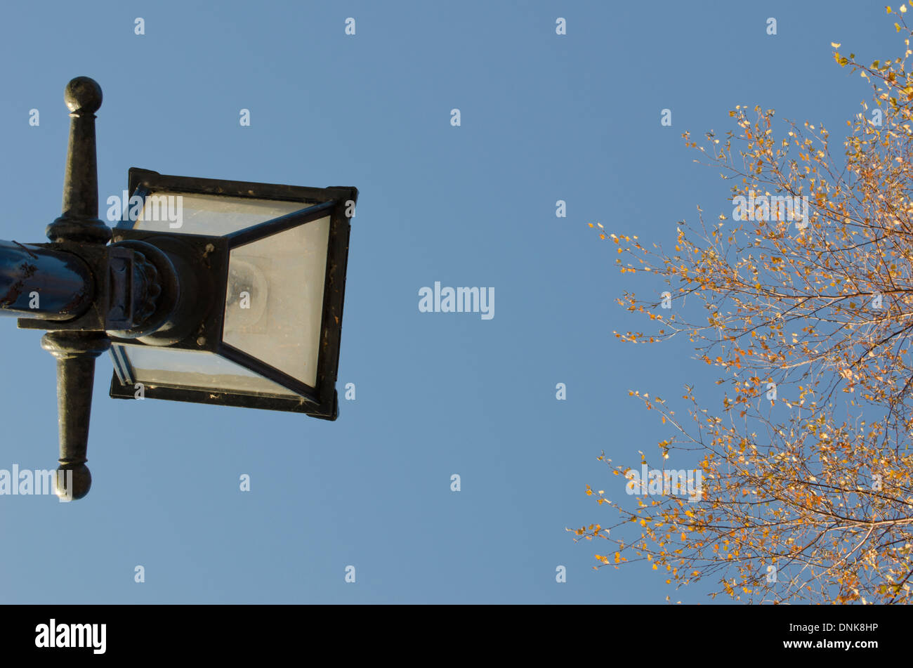 Old Victorian four-sided street light Stock Photo - Alamy