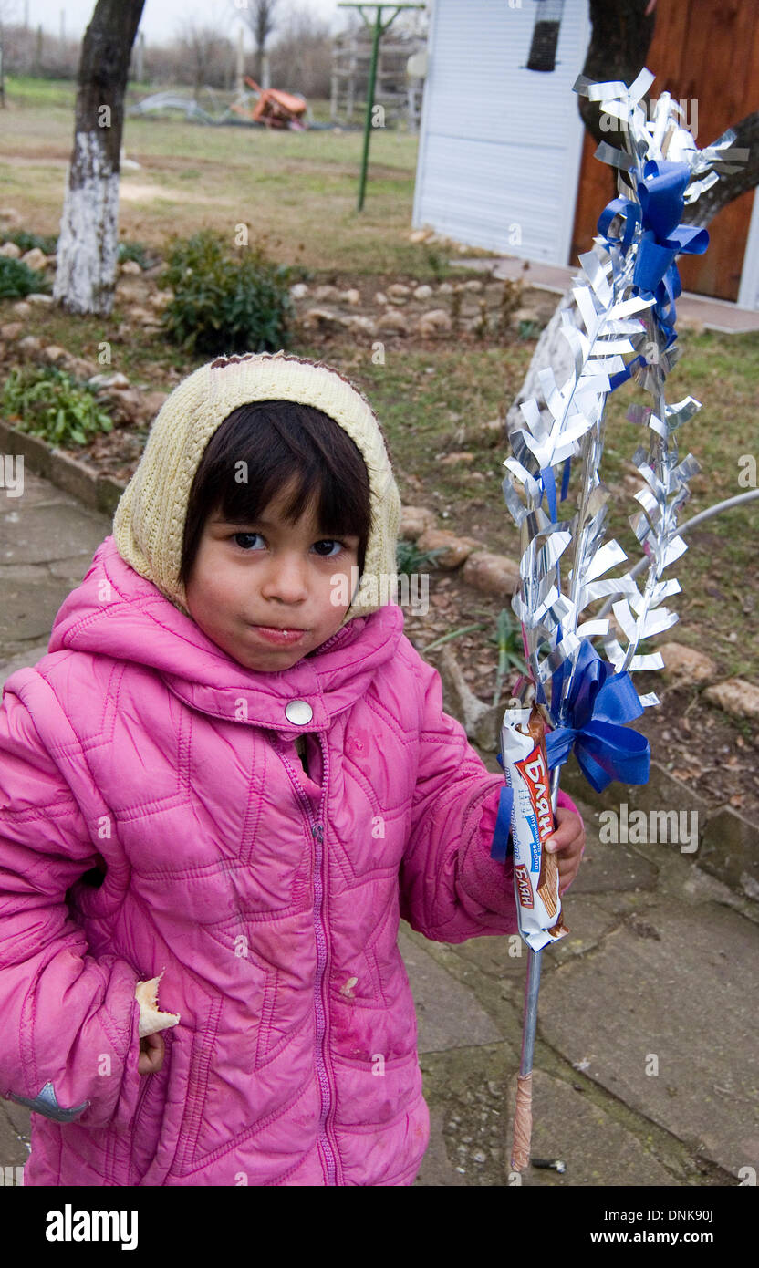 Youngsters decorated branches survakane culture eastern europe hi-res ...