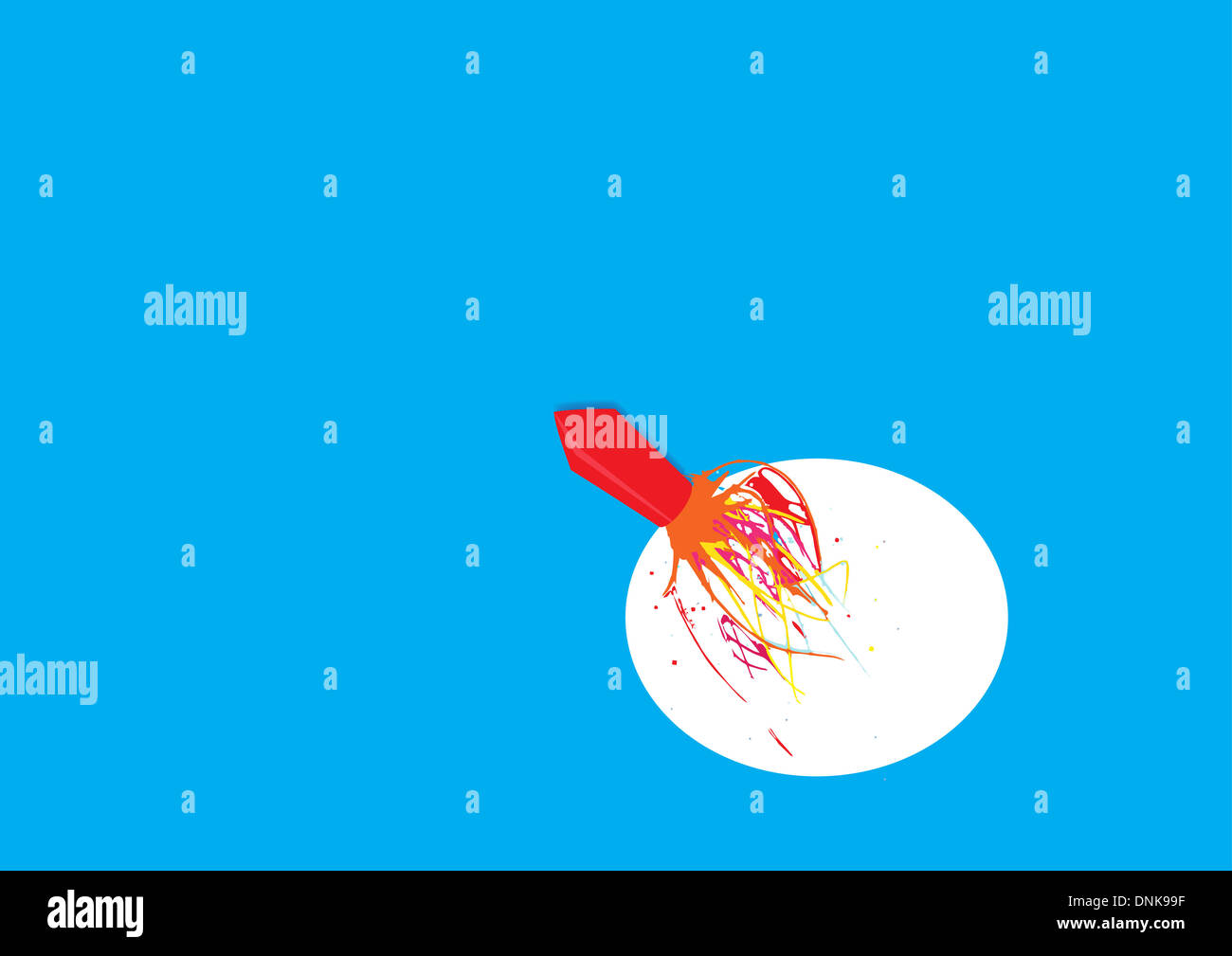 Firecracker with moon shape isolated on white background Stock Photo ...