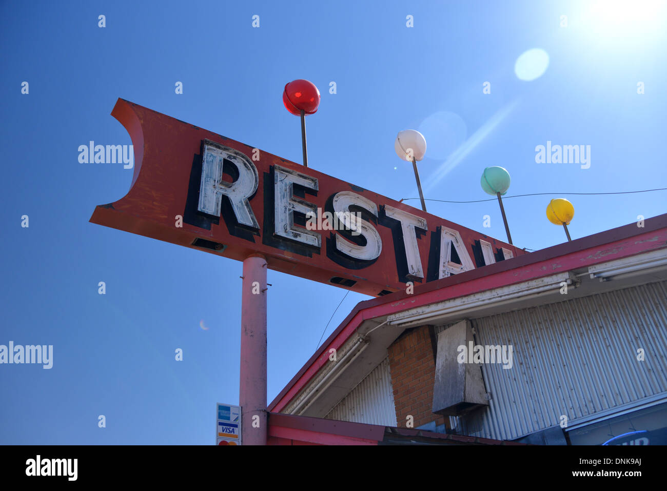 Restaurant by the Sun & Sand, Santa Rosa, New Mexico along old Route 66 ...