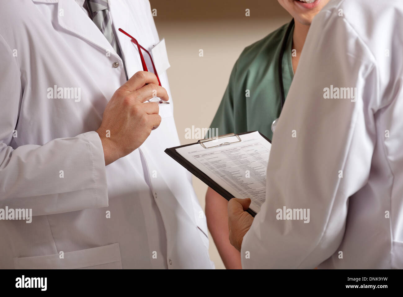 Doctor Holding Clipboard Stock Photo - Alamy