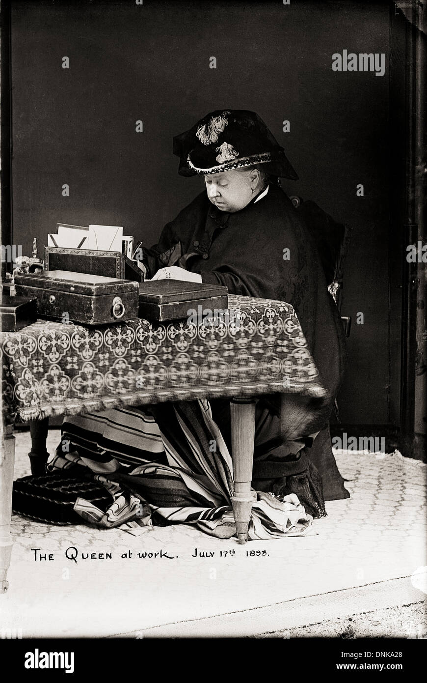 Queen Victoria Writing High Resolution Stock Photography and Images - Alamy