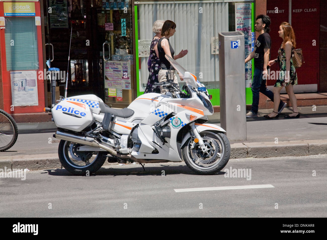 Police bike motorbike motorcycle hi-res stock photography and images ...