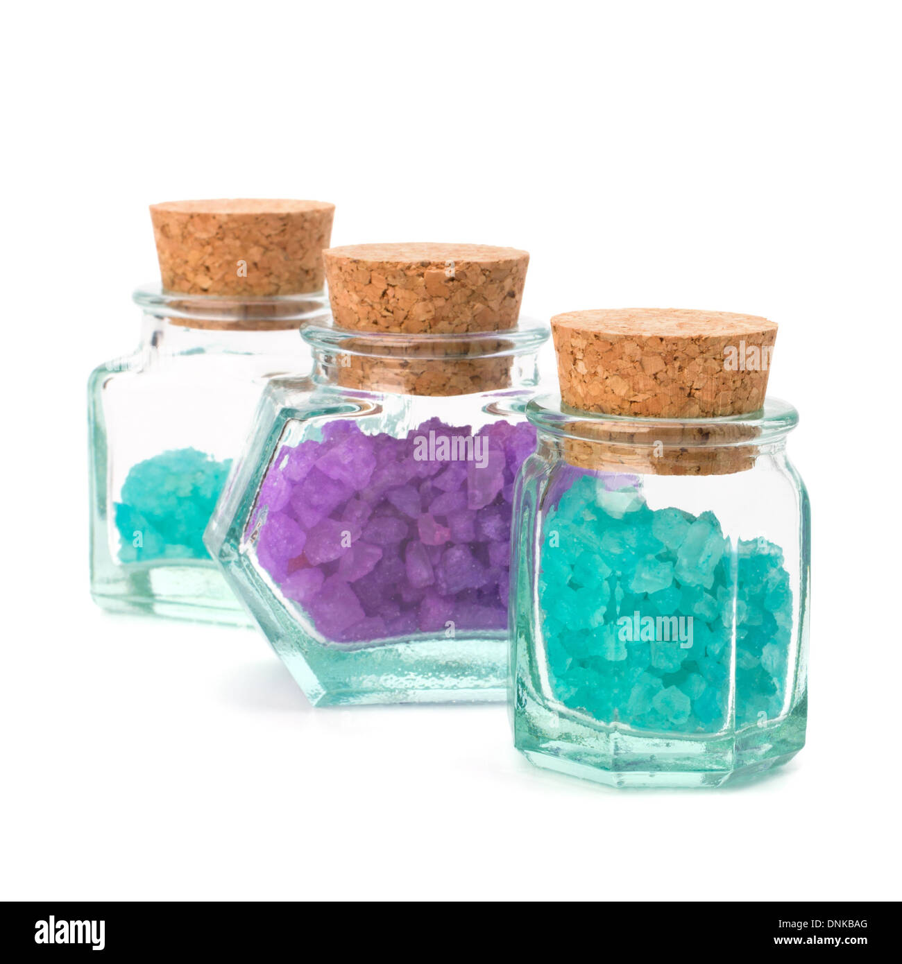 Aromatic natural mineral salt isolated on white background Stock Photo ...