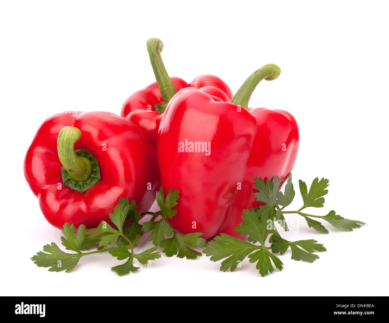 red pepper isolated on white background Stock Photo - Alamy