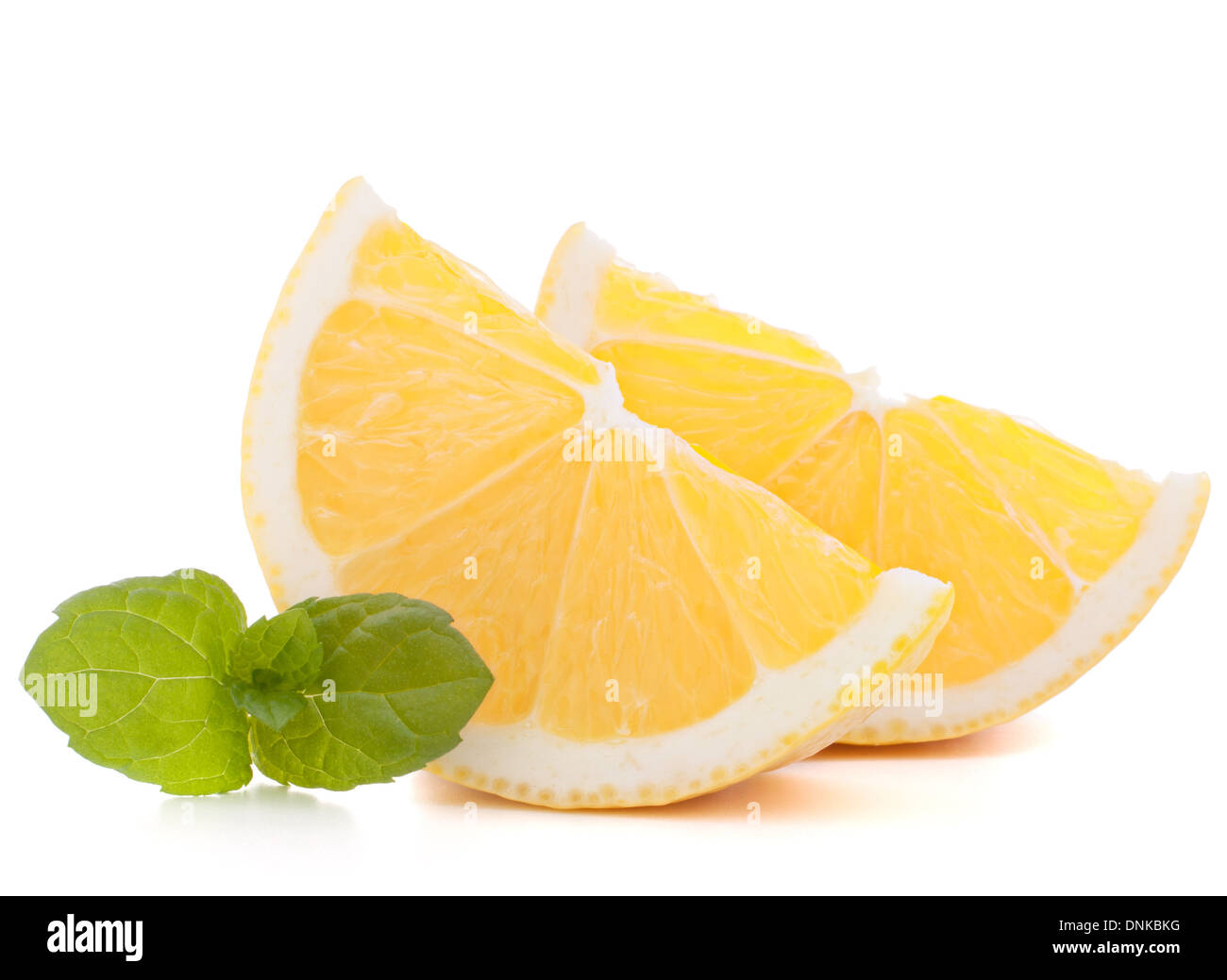 Lemon or citron citrus fruit slice isolated on white background cutout ...