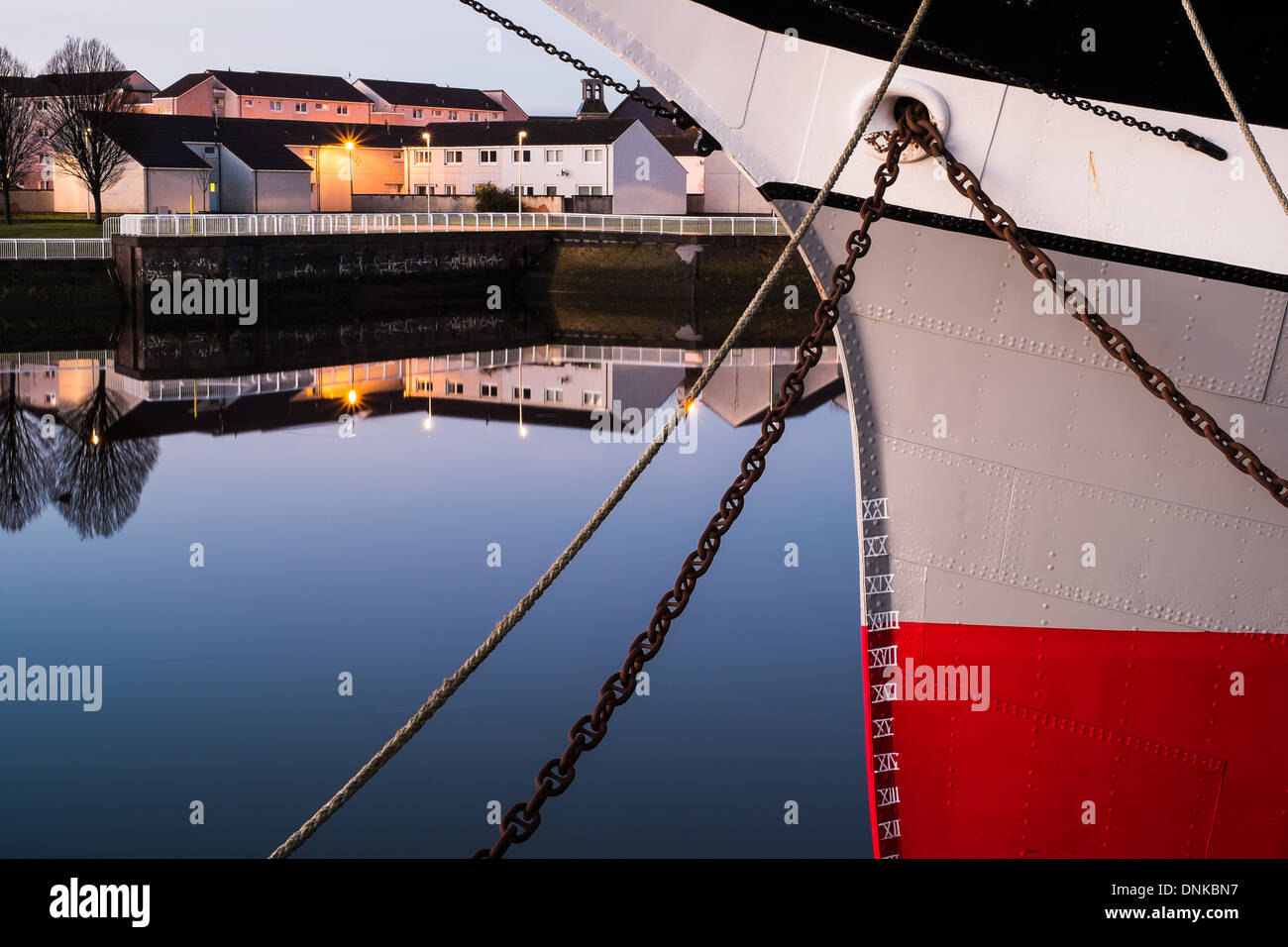 The "Glenlee", one of the last Clyde built tall ships in existence ...