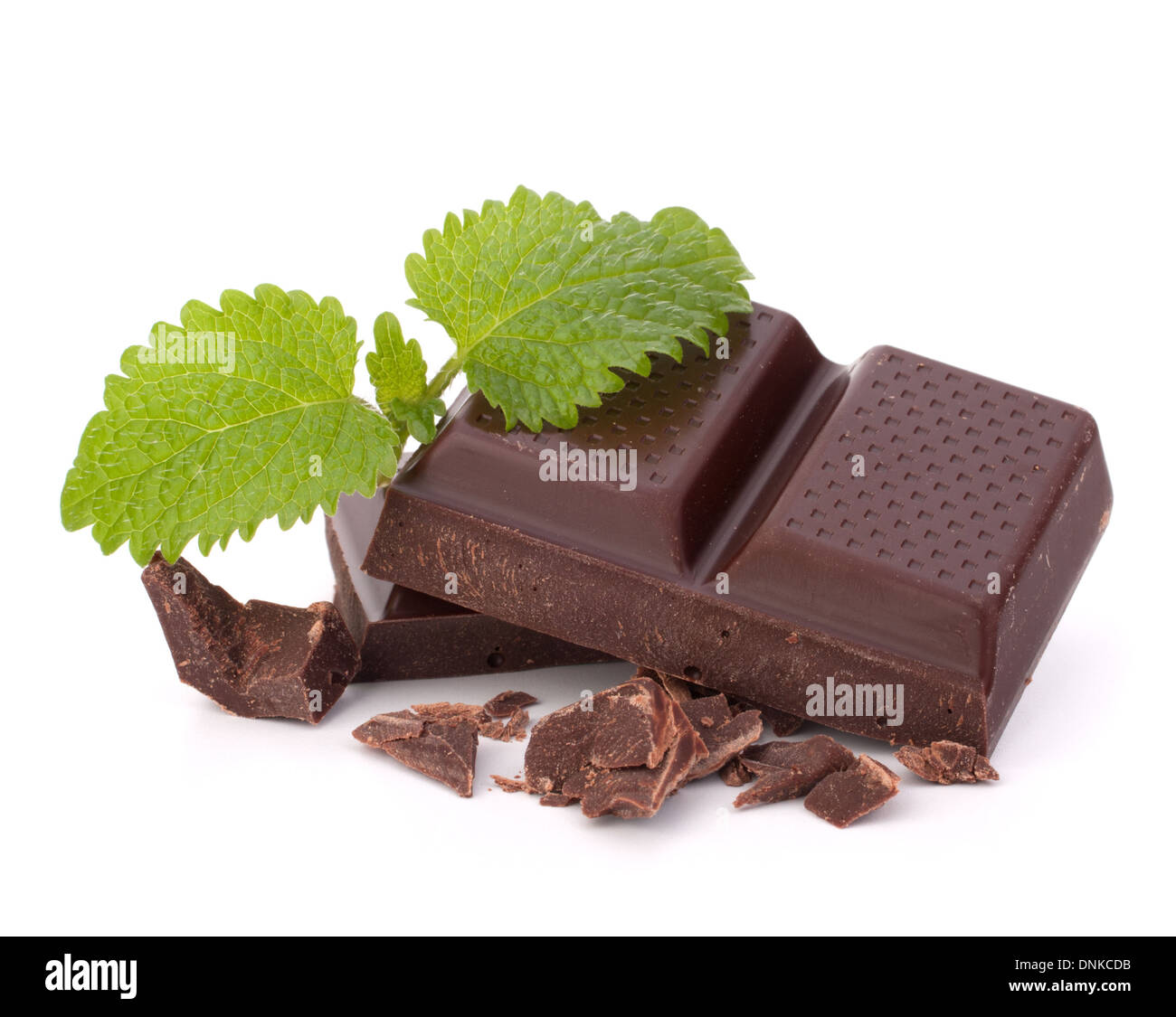 Chocolate bars stack isolated on white background Stock Photo - Alamy