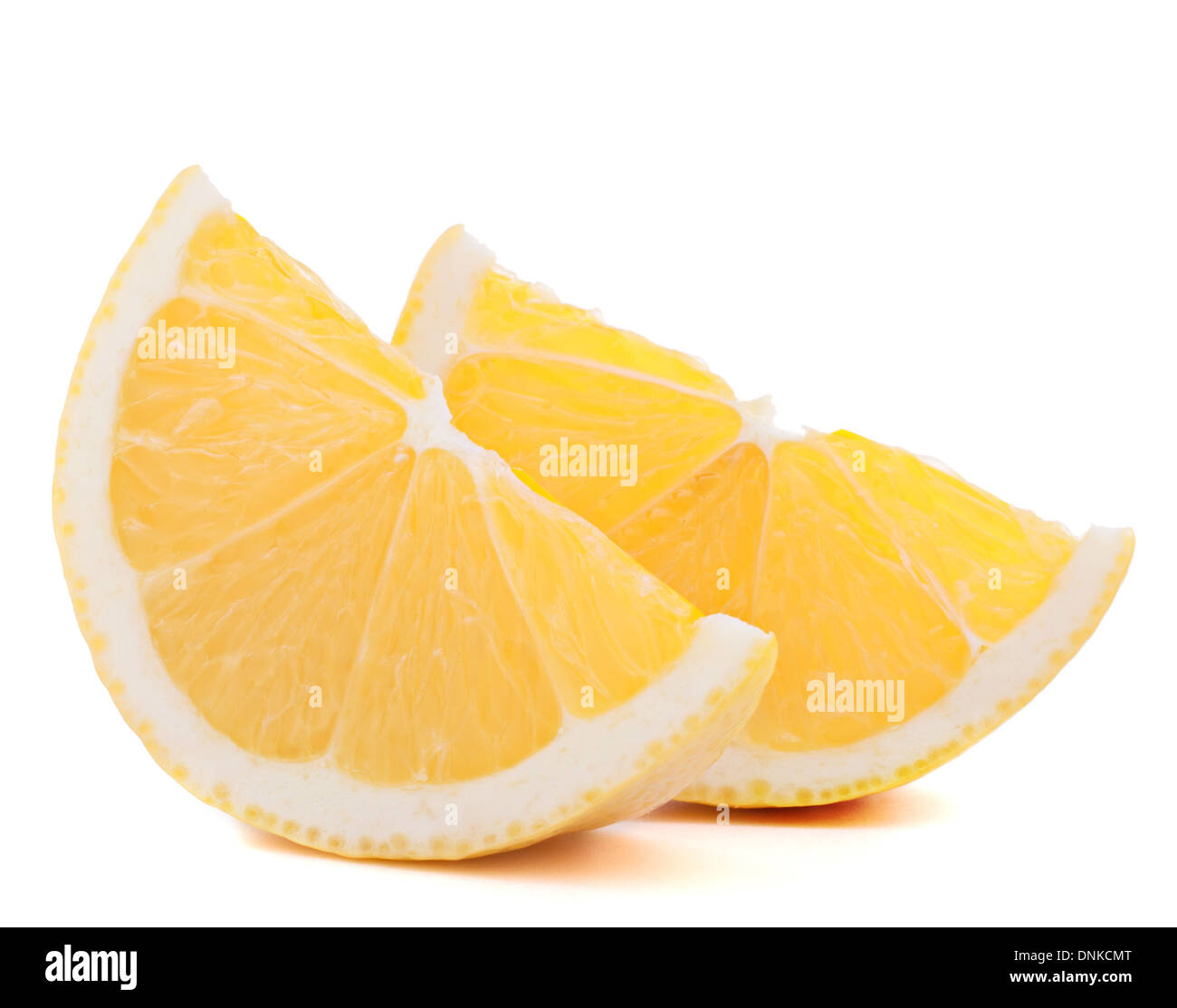 Lemon or citron citrus fruit slice isolated on white background cutout ...
