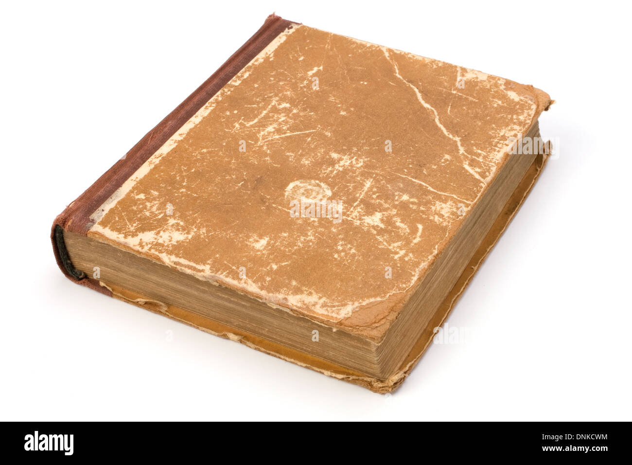 tattered book isolated on white background Stock Photo - Alamy