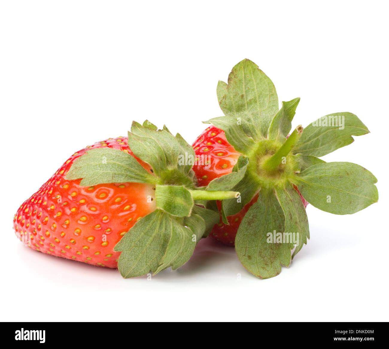 Strawberries isolated on white background Stock Photo - Alamy
