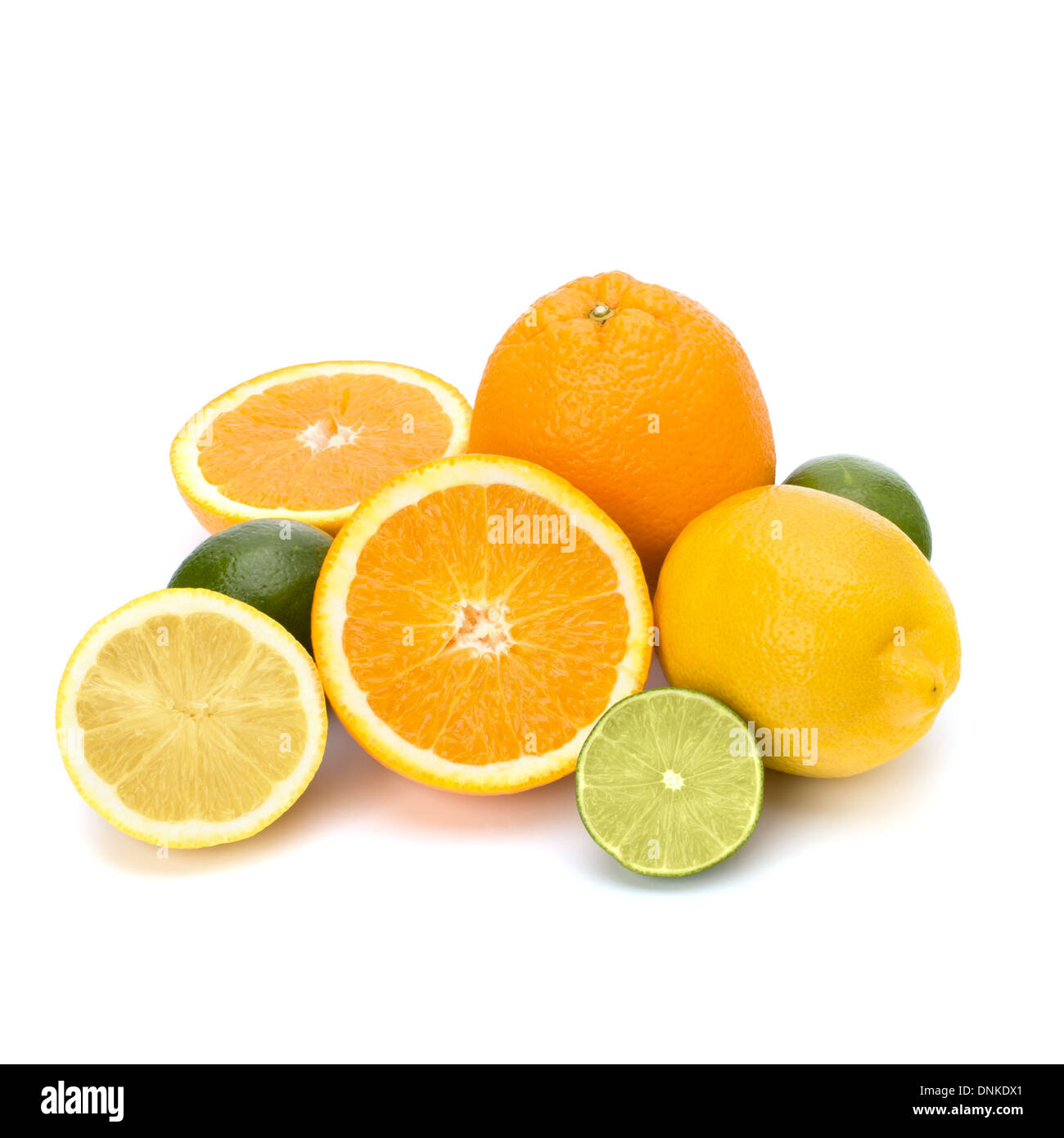Citrus fruits isolated on white background close up Stock Photo - Alamy