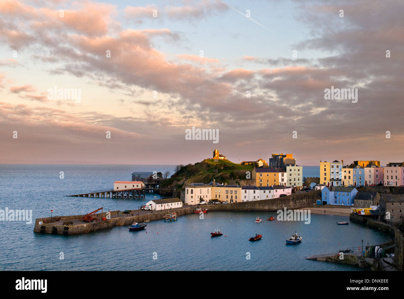 Pembrokeshire tenby winter hi-res stock photography and images - Alamy