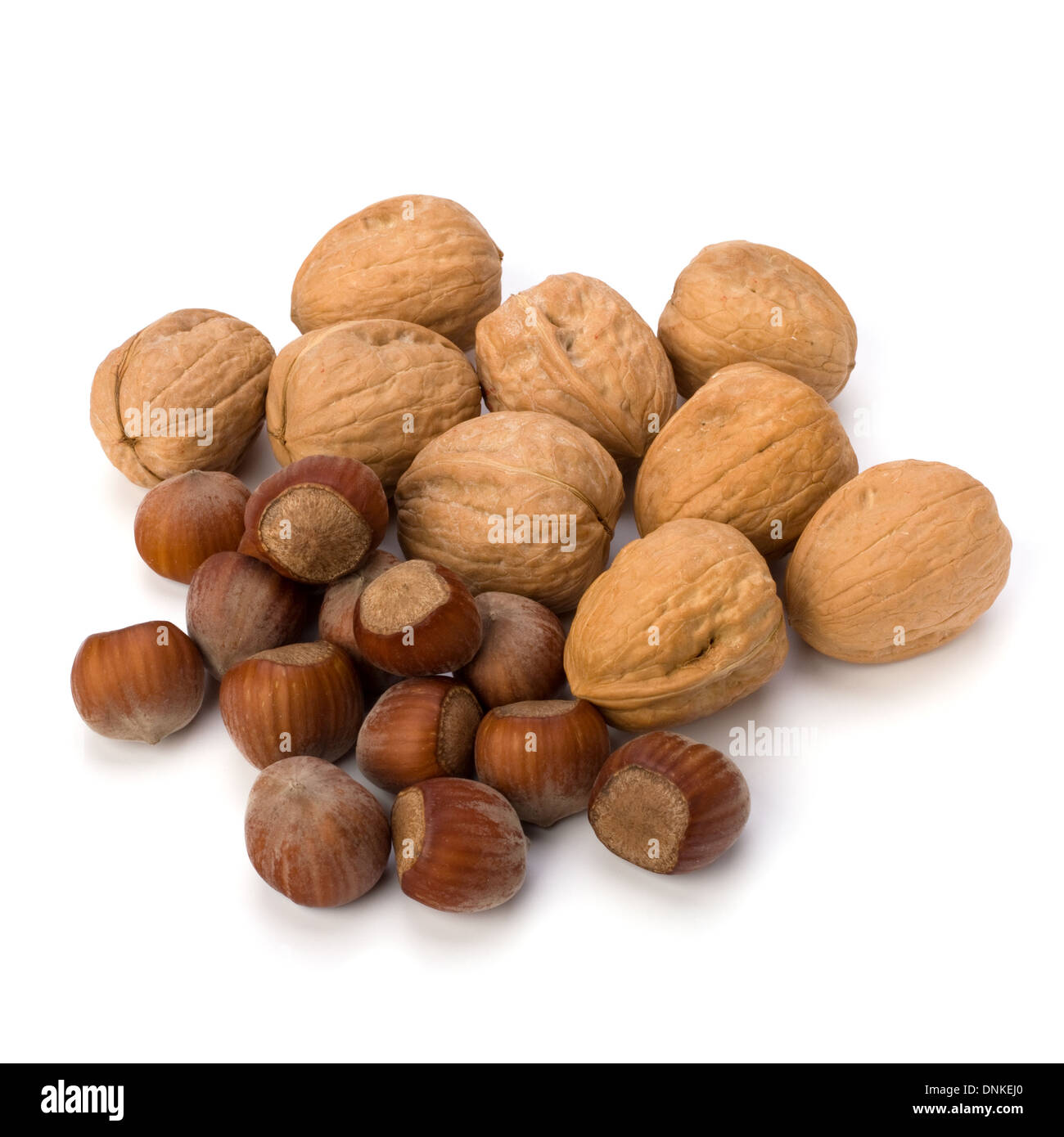 nuts isolated on white background Stock Photo - Alamy
