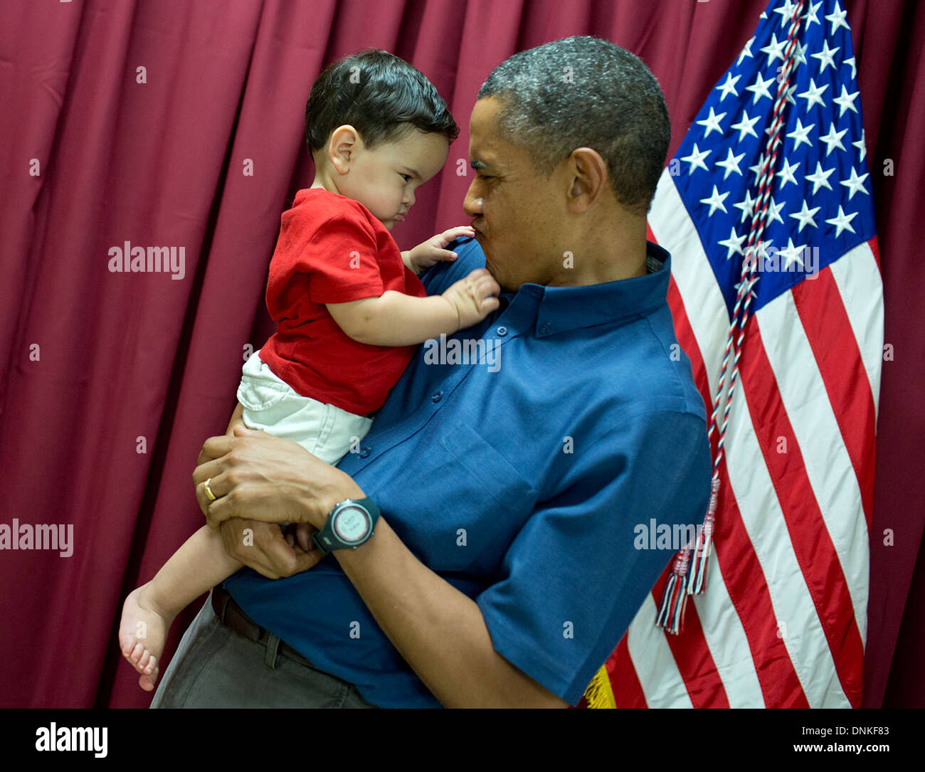 Obama face hi-res stock photography and images - Alamy