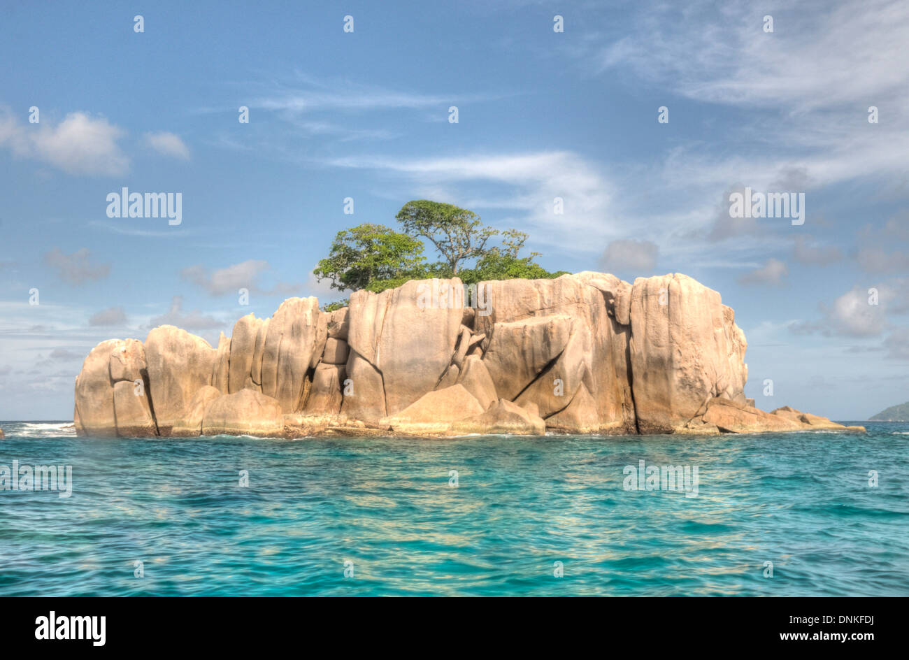 Island Coco at Seychelles. Indian Ocean. Coco Island Stock Photo - Alamy