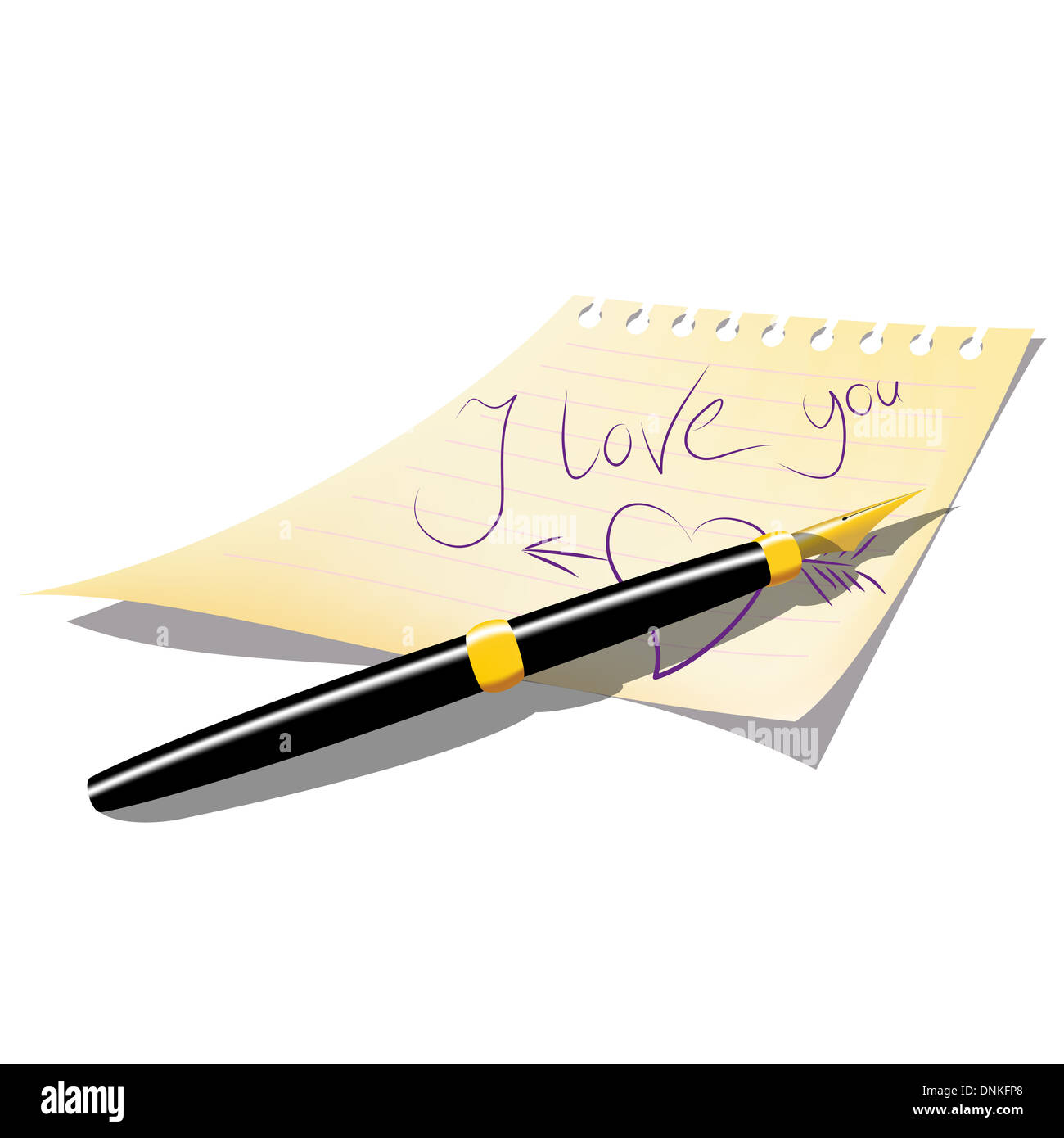 Cute feeling symbols Cut Out Stock Images & Pictures - Alamy