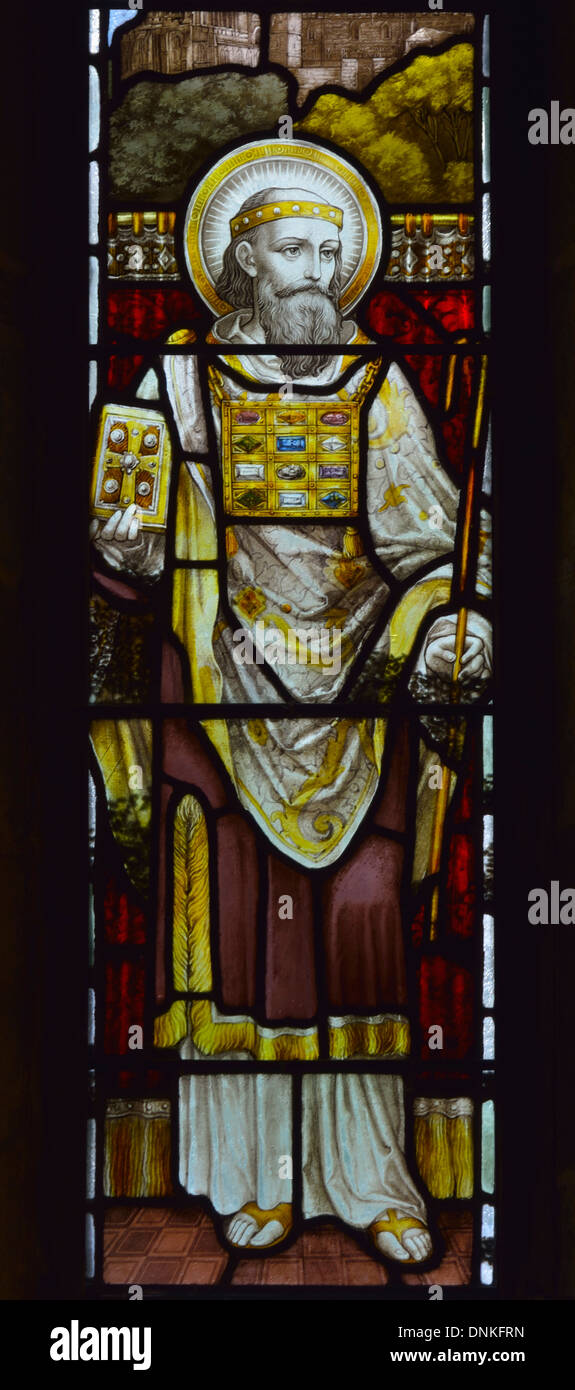 Durham cathedral saint cuthbert stained hi-res stock photography and ...