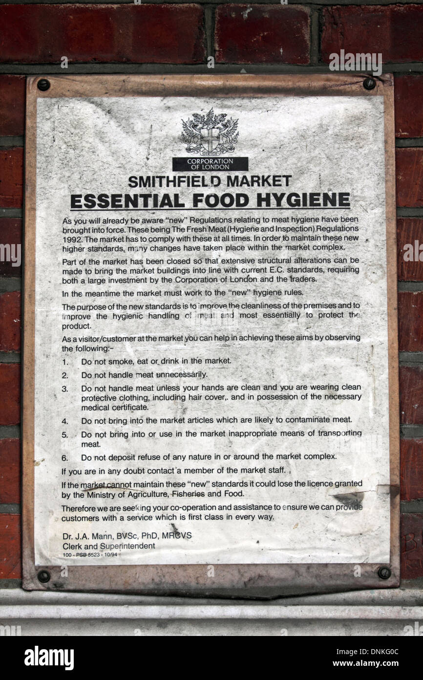 Smithfield market Farringdon London England UK Stock Photo - Alamy