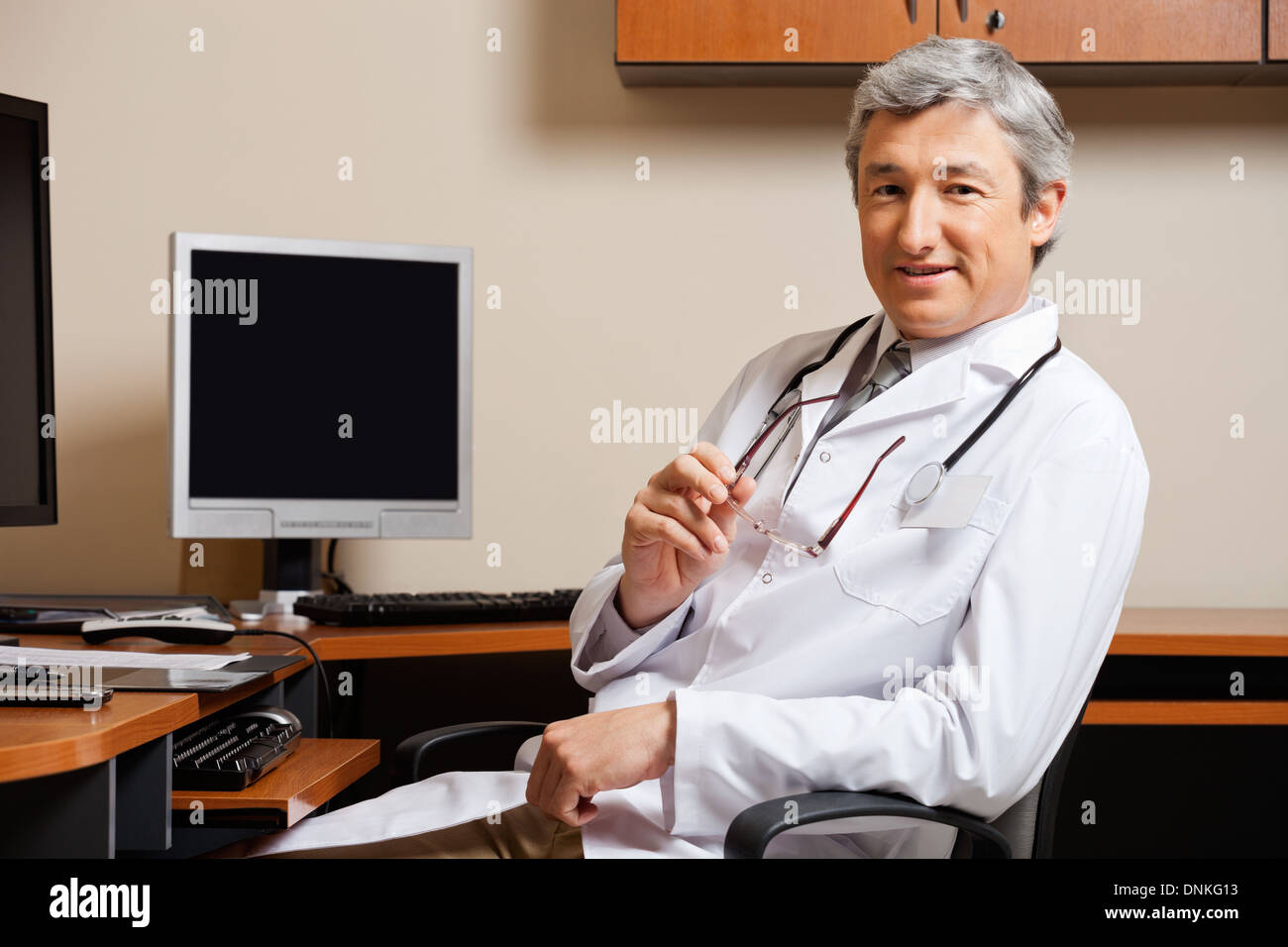Portrait candid male doctor hi-res stock photography and images - Alamy