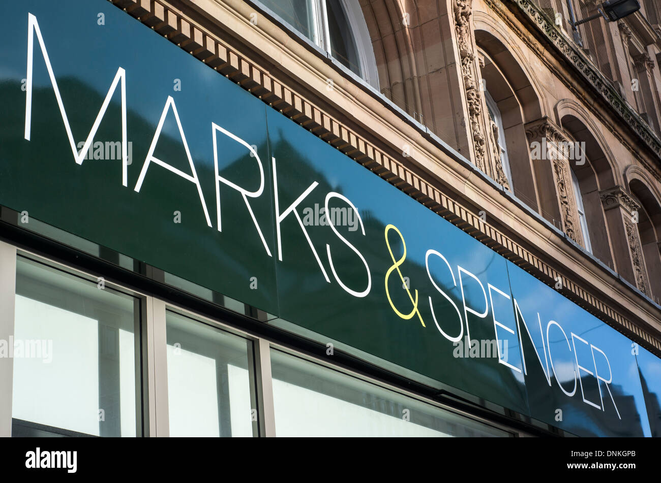 Exterior of Marks & Spencer store in Liverpool city centre, England, UK ...