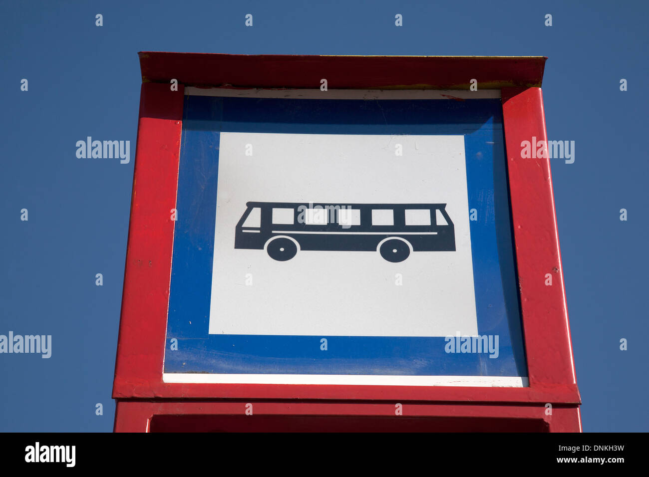 Bus and Coach Sign, Prague, Czech Republic, Europe Stock Photo - Alamy