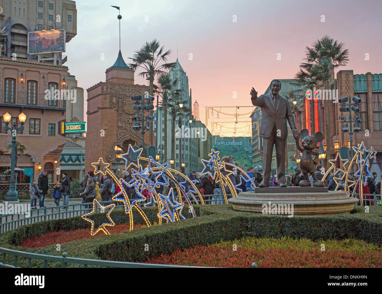 Walt Disney Studios Euro Disney Paris. . Walt Disney and Micky Mouse at ...