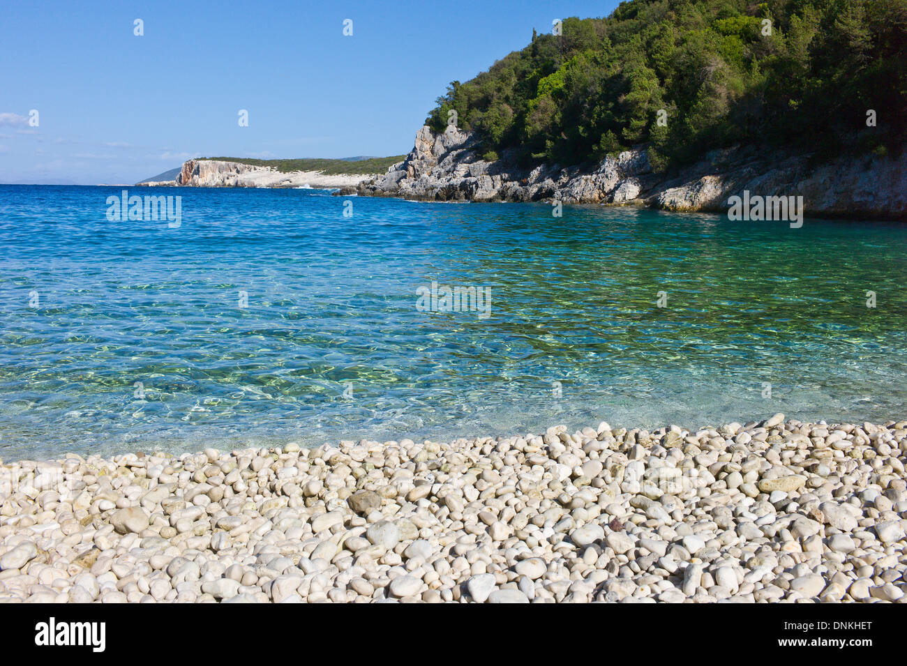 Dafnoudi Beach near Fiscardo, Kefalonia, Greece Stock Photo - Alamy