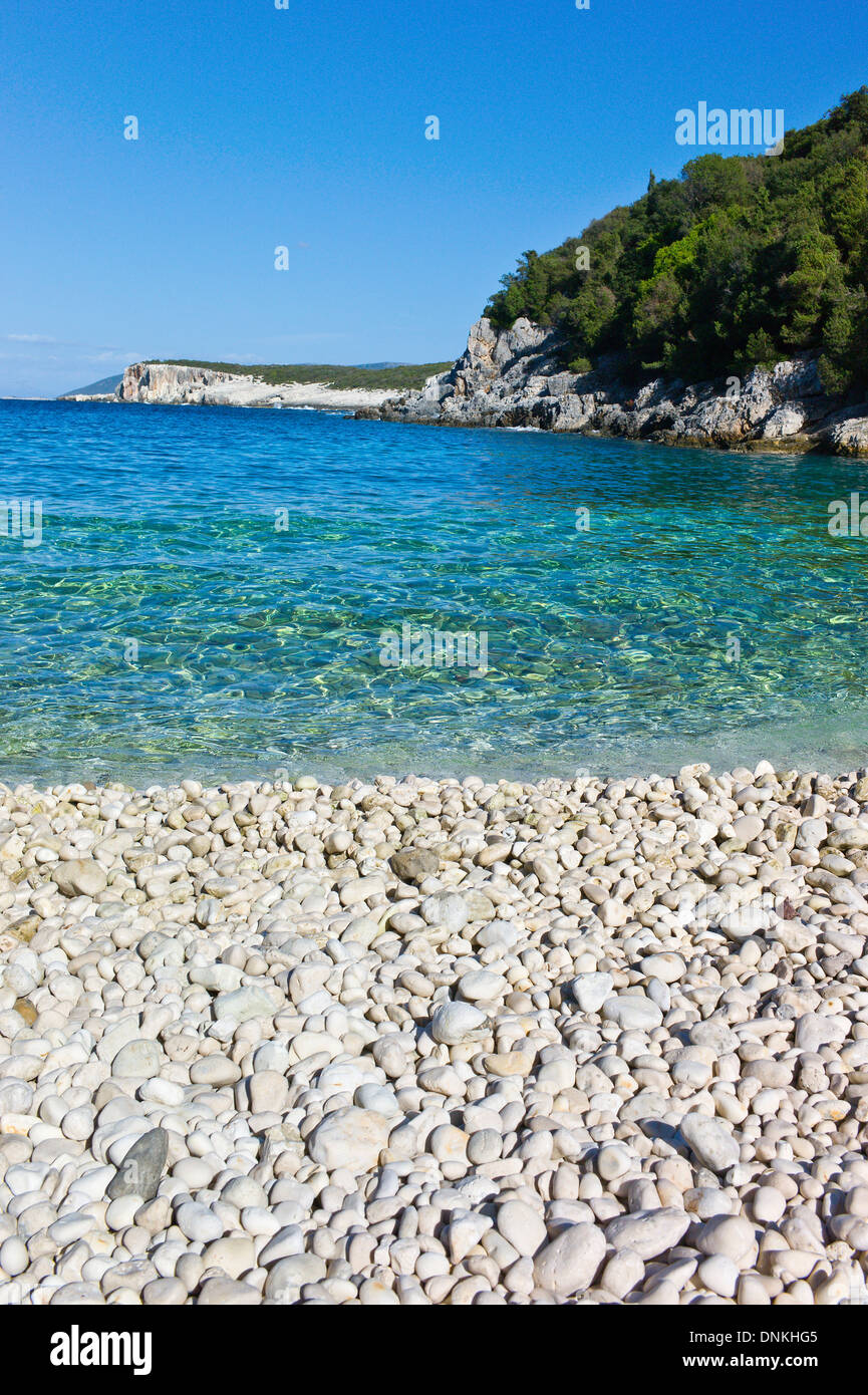 Dafnoudi Beach near Fiscardo, Kefalonia, Greece Stock Photo - Alamy