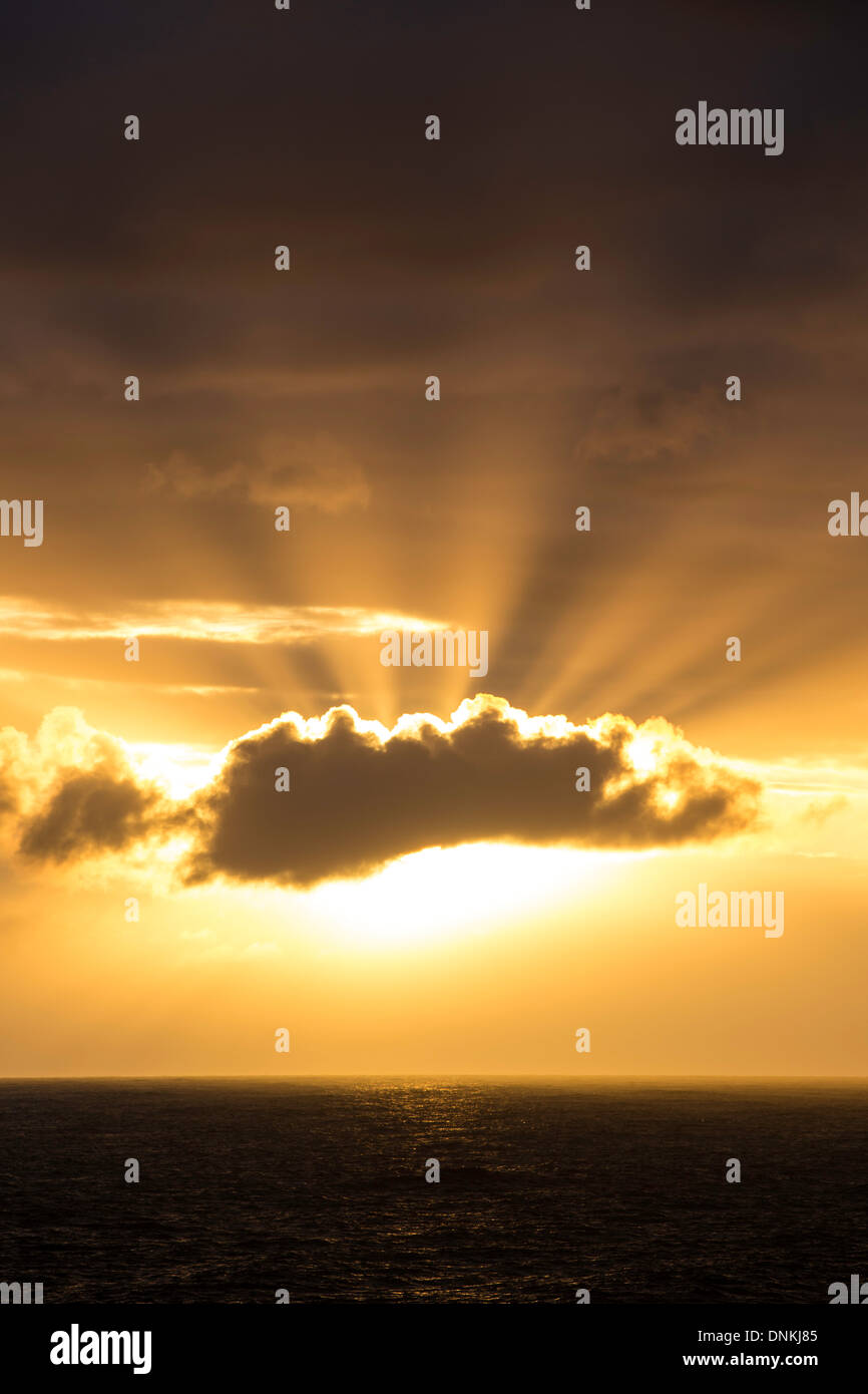 Midnight sunset hi-res stock photography and images - Alamy