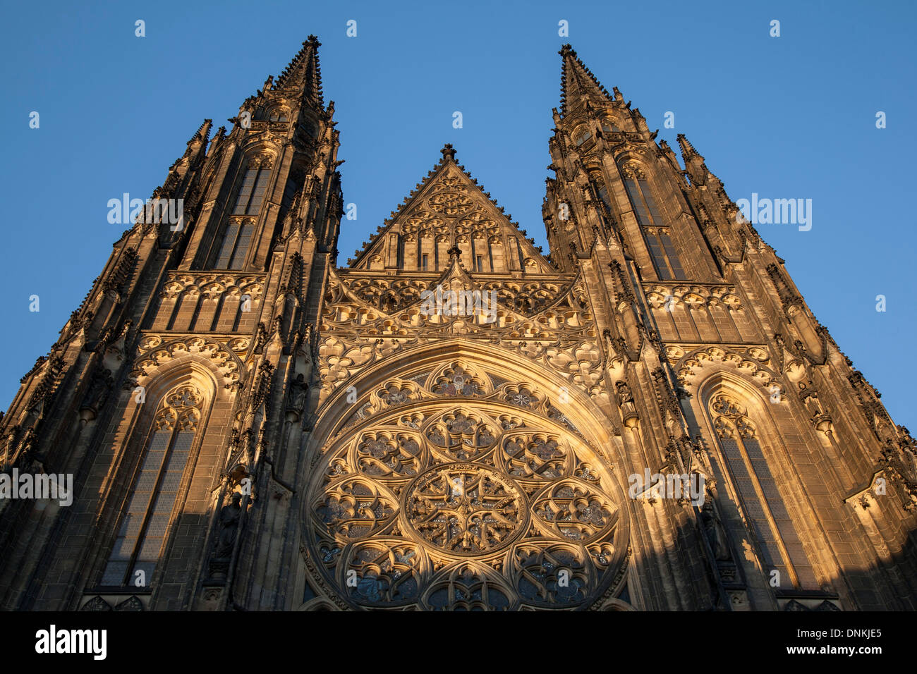 Prague cathedral window hi-res stock photography and images - Alamy