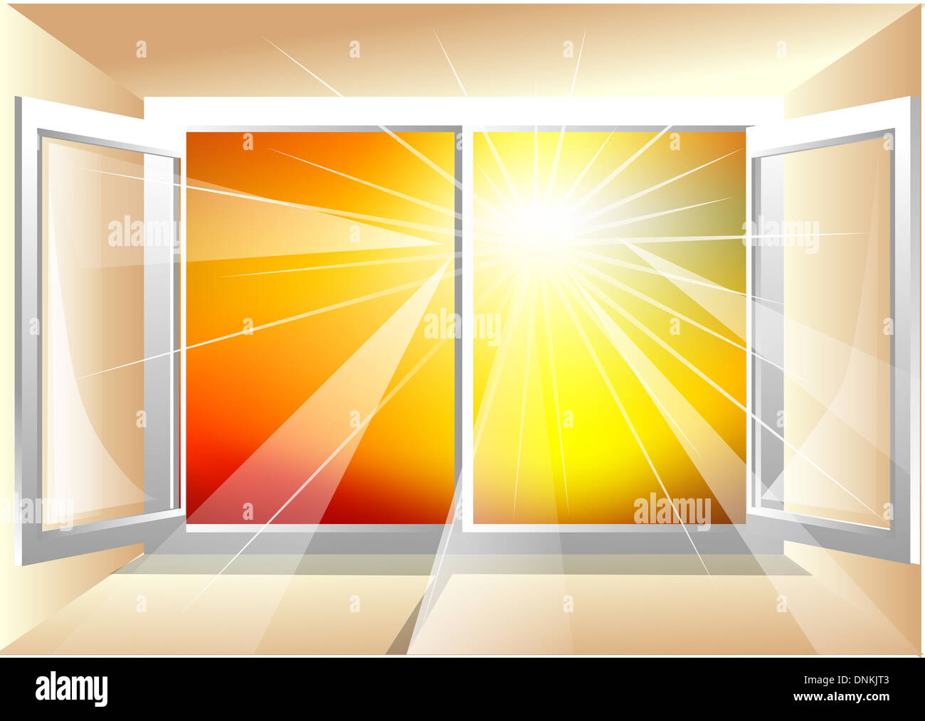 sunlight in window Stock Photo - Alamy