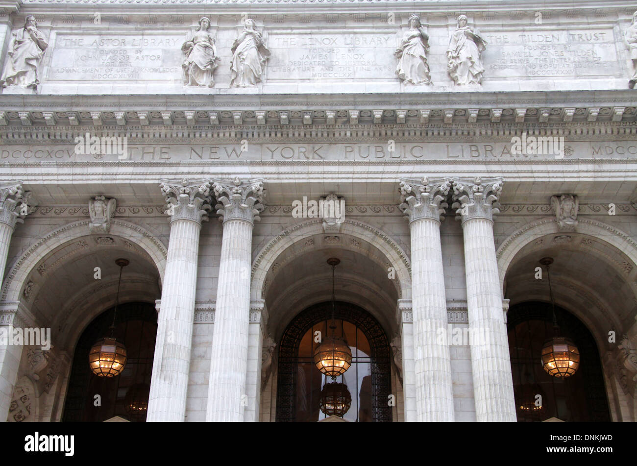 The New York Public Library in Manhattan Stock Photo - Alamy