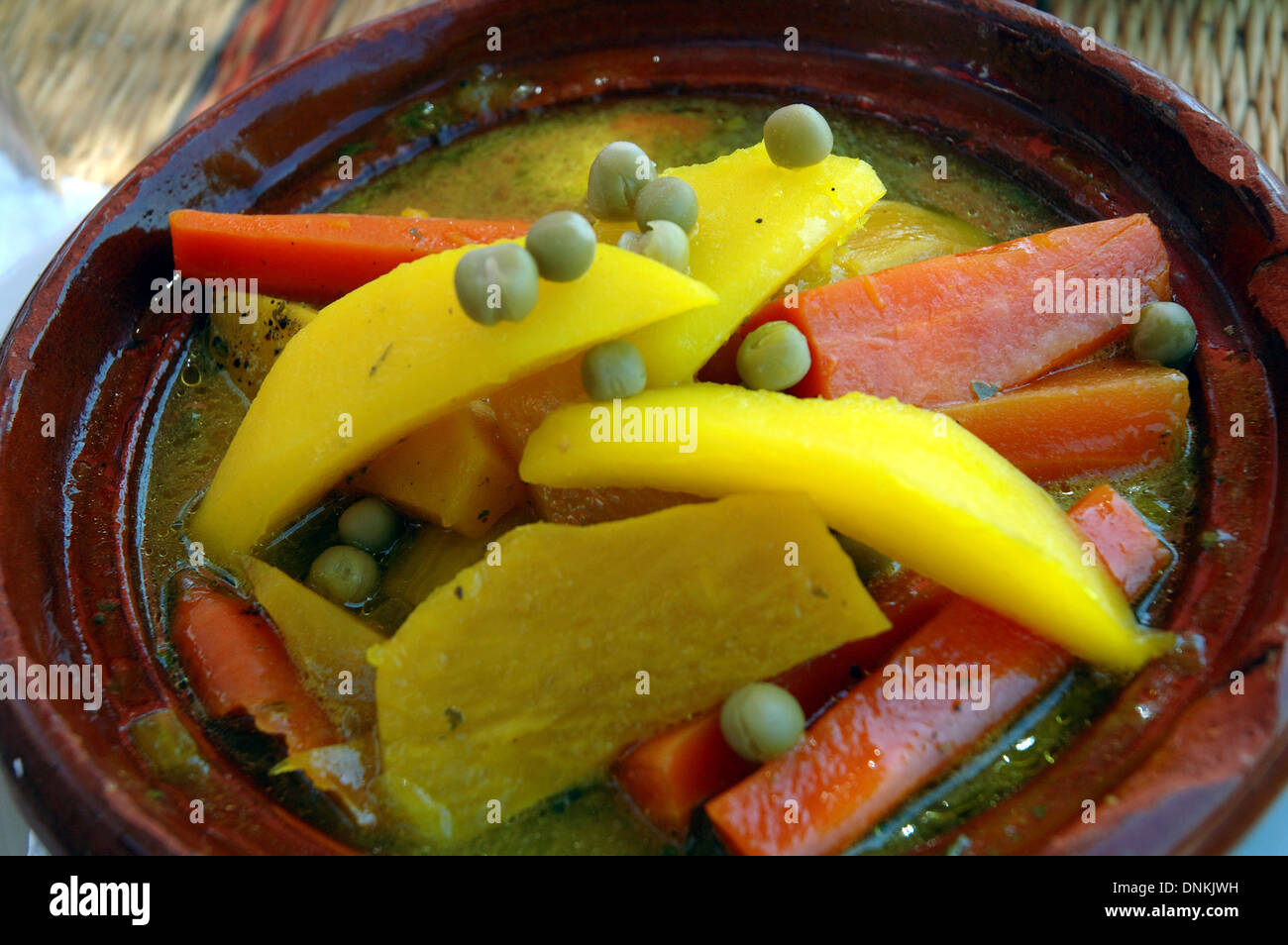 A vegetable tagine Stock Photo - Alamy