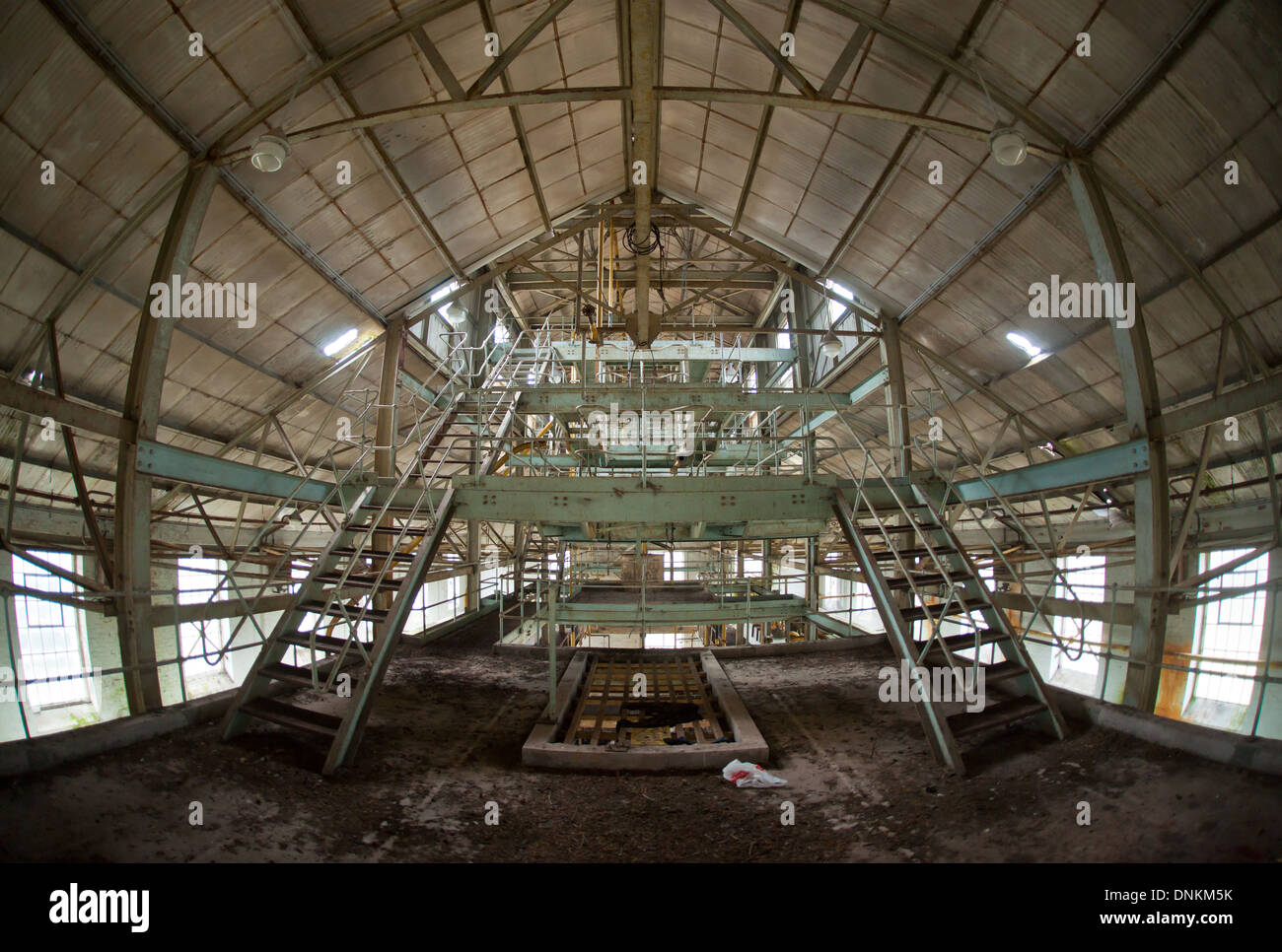 Disused Royal Ordnance Explosives factory at Bishopton, near Glasgow ...