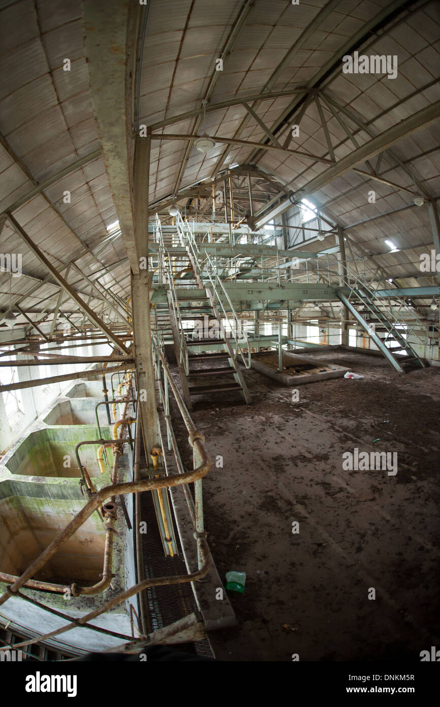 Disused Royal Ordnance Explosives factory at Bishopton, near Glasgow ...