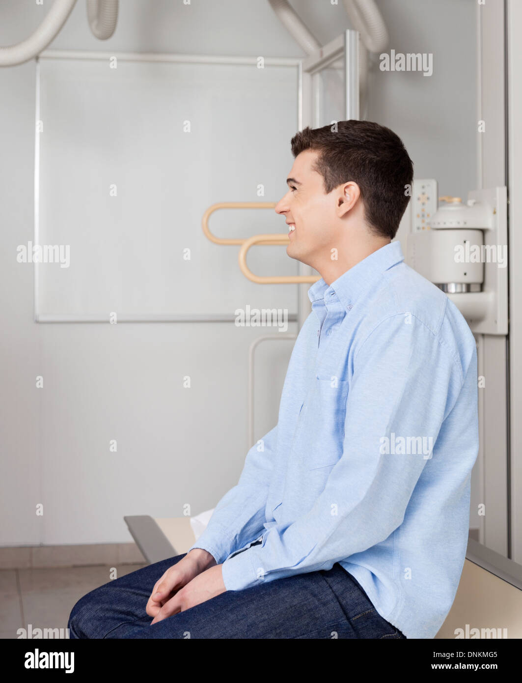 Man In X-ray Room Stock Photo - Alamy