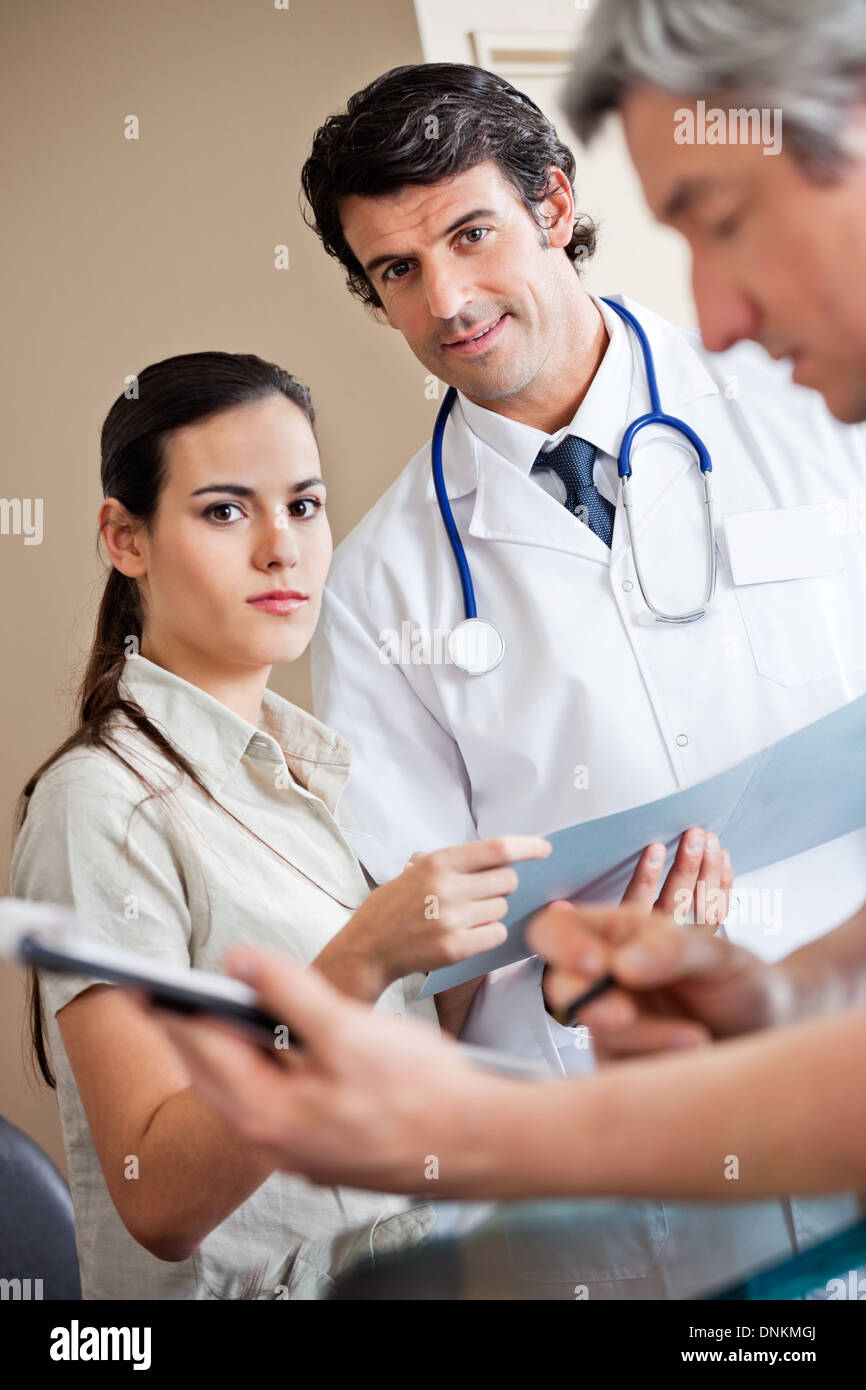 Medical Coworkers Standing Together Stock Photo - Alamy