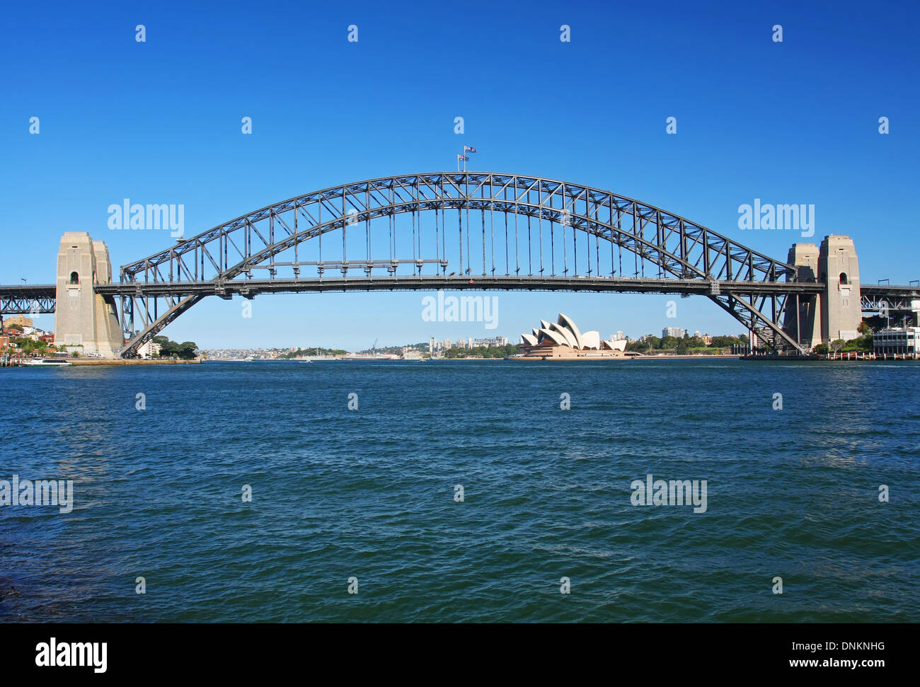 Sydney Opera House and Harbour Bridge in Australia Stock Photo - Alamy