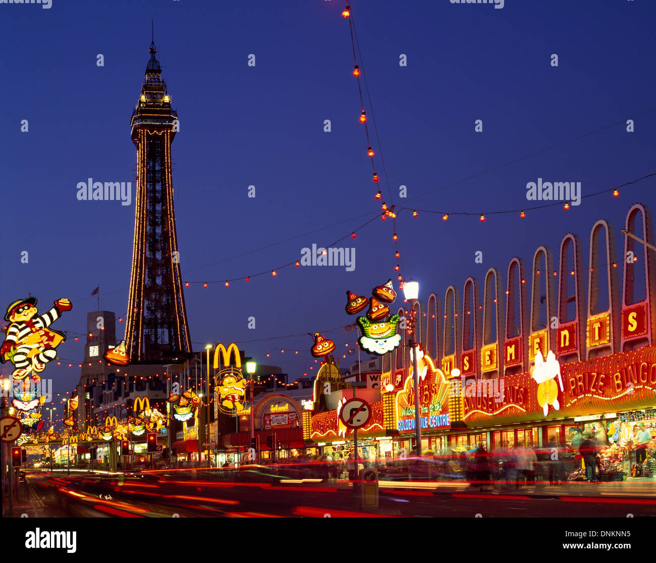 Blackpool Promenade, Lancashire, England, UK Stock Photo - Alamy
