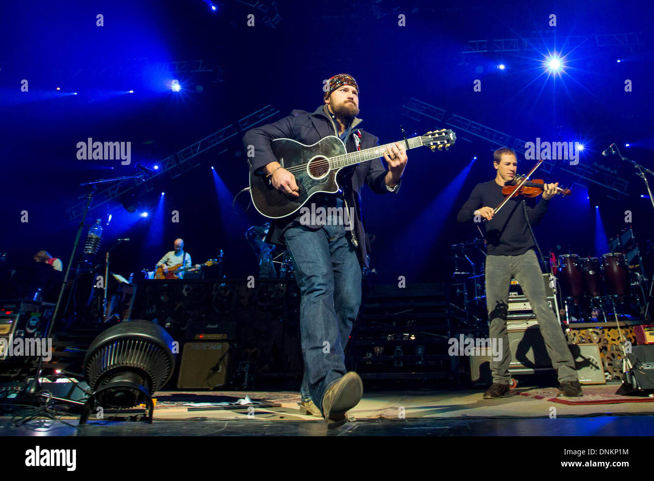 Detroit, Michigan, USA. 1st Jan, 2014. Lead Singer ZAC BROWN of the Zac ...