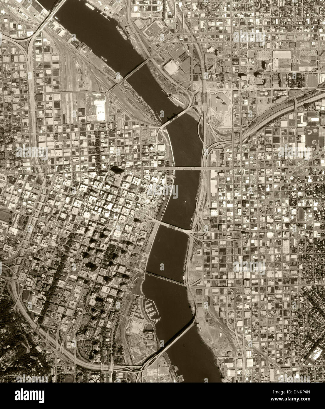 aerial photo map of Portland, Oregon, 1990 Stock Photo - Alamy aerial photo map of Portland, Oregon, 1990 Stock Photo - Alamy
