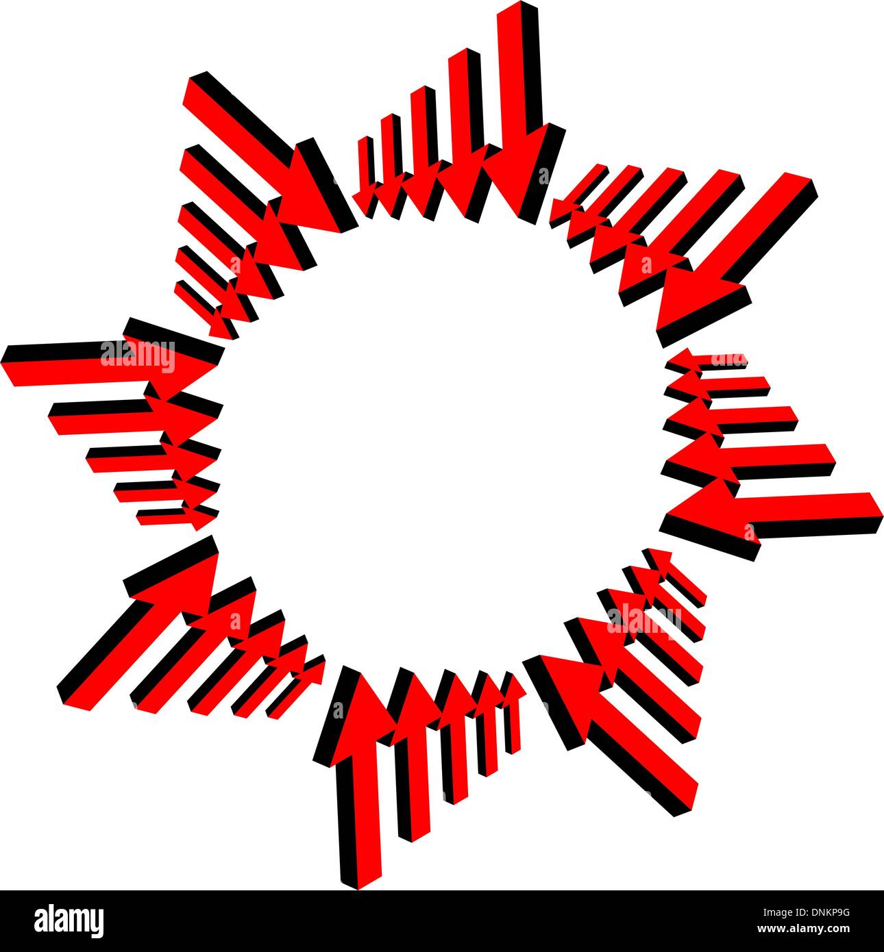 Vector set of red arrows Stock Vector Image & Art - Alamy