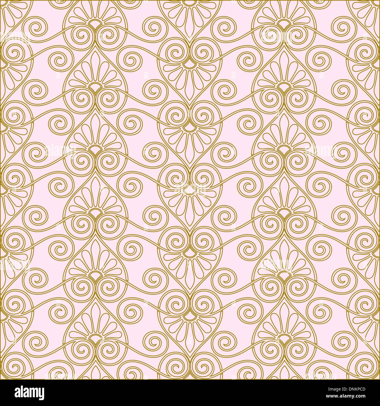 Seamless wallpaper from abstract smooth forms Stock Vector Image & Art ...
