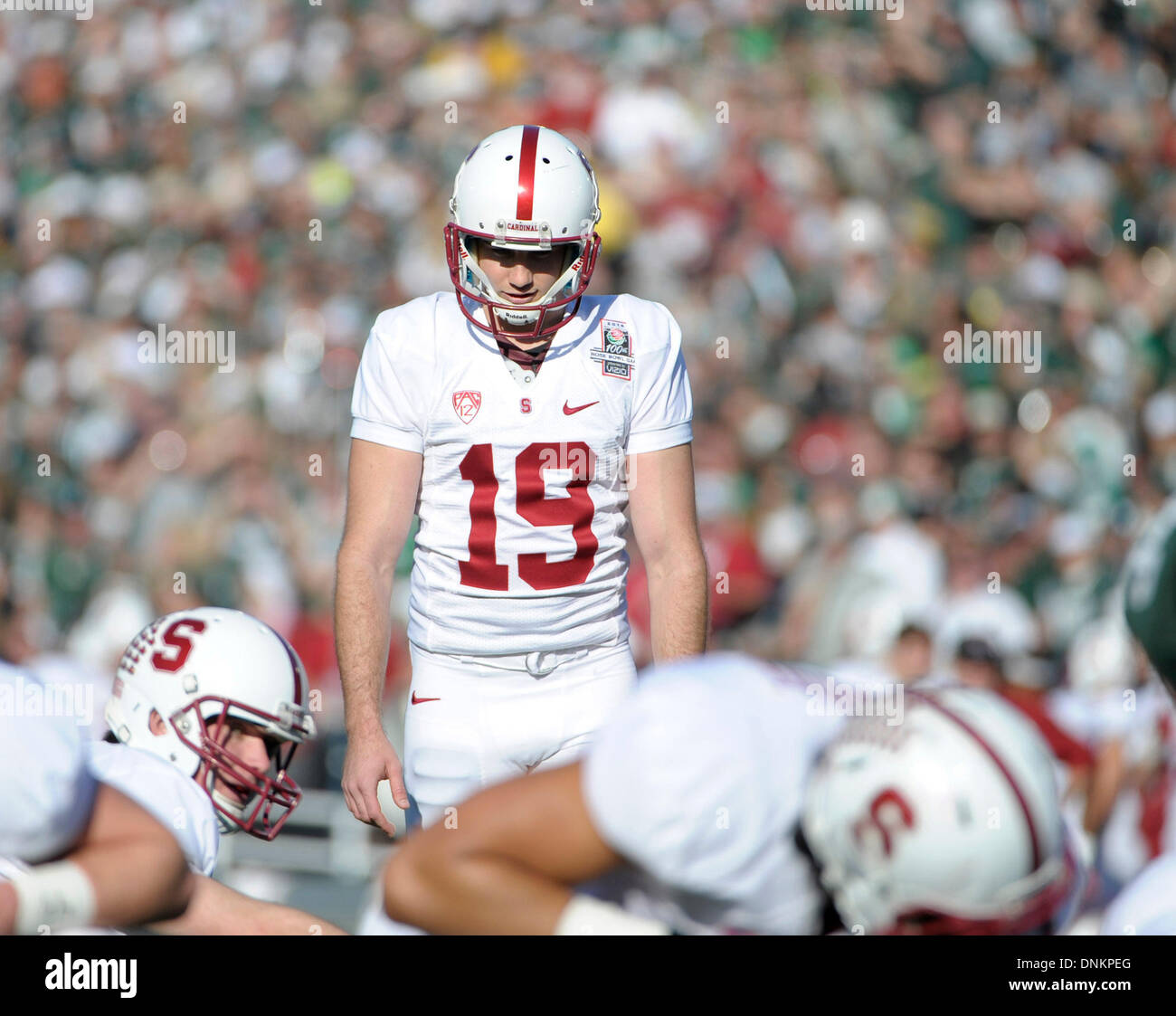 Pasadena, California, USA. 1st January 2014. Jordan Williamson Kicker ...