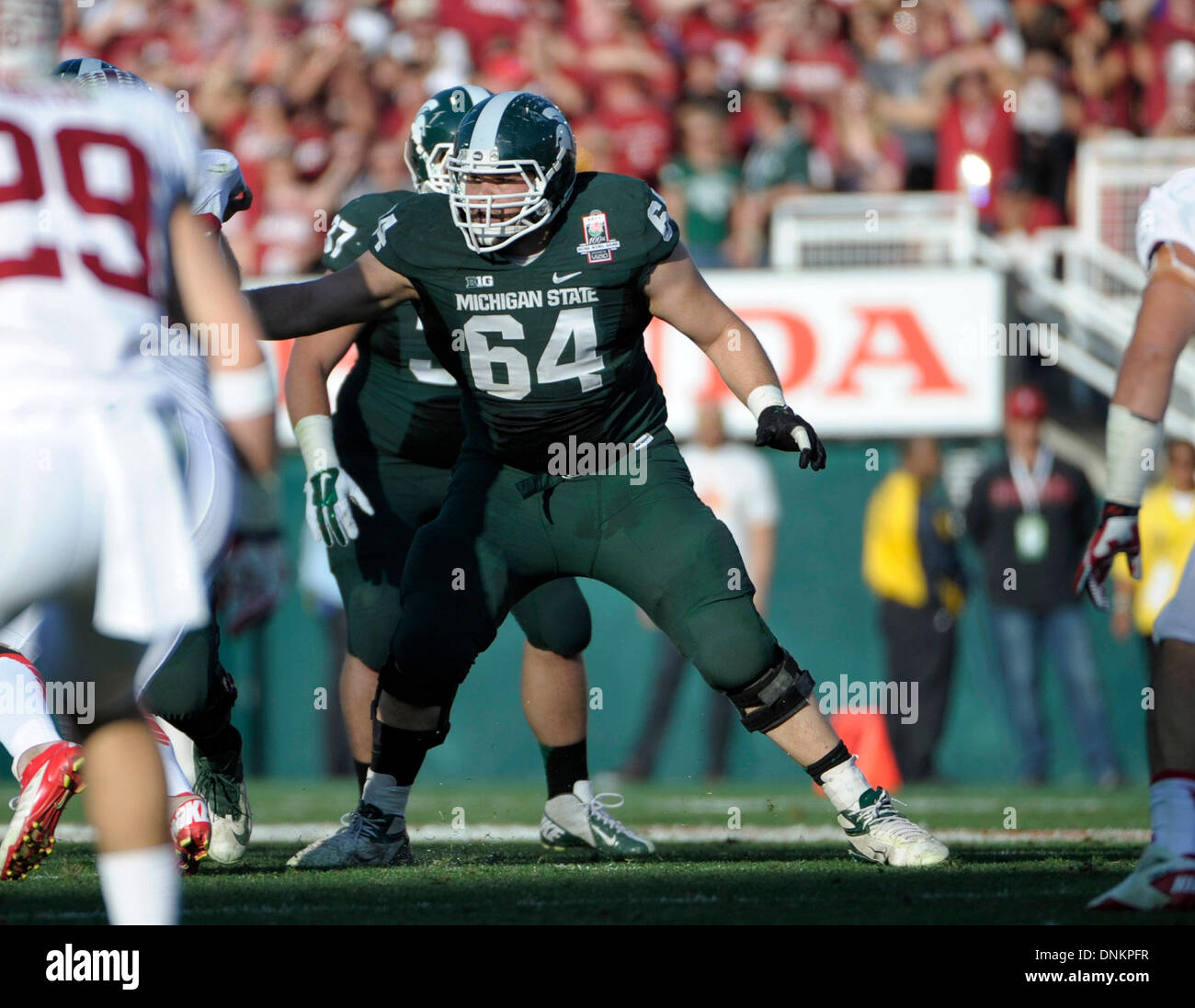 Pasadena, California, USA. 1st January 2014. Blake Treadwell #64 of ...