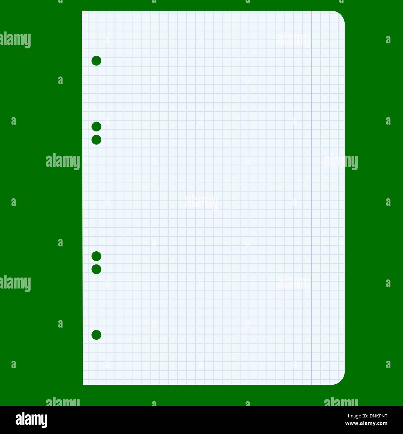 White squared blank white paper sheet. Vector illustration Stock Vector ...